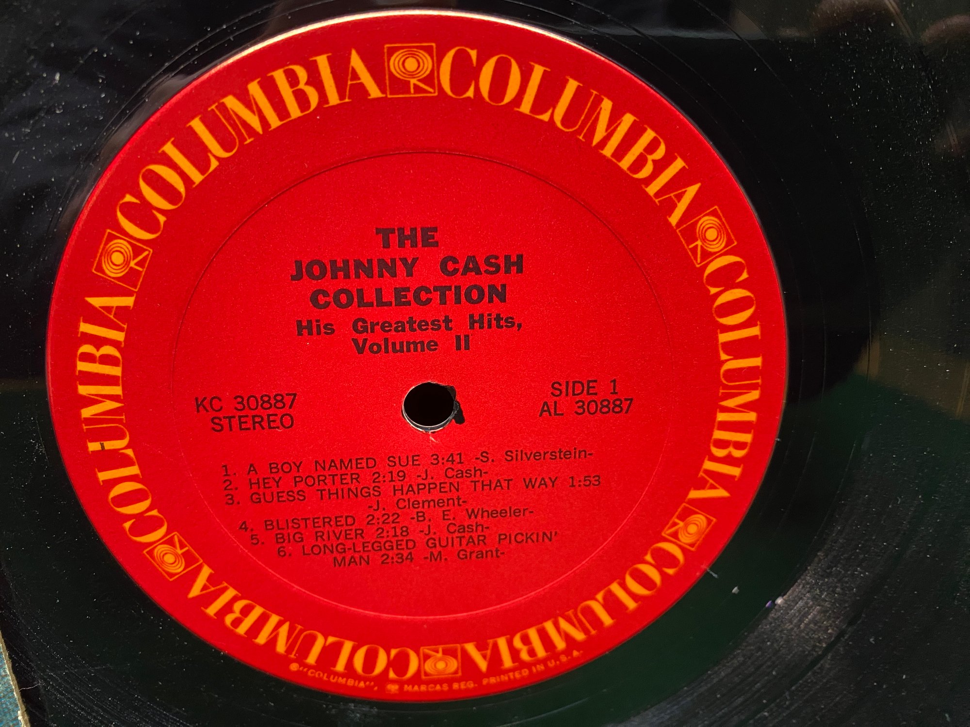 Johnny Cash. The Johnny Cash Collection. His Greatest Hits Volume II On ...