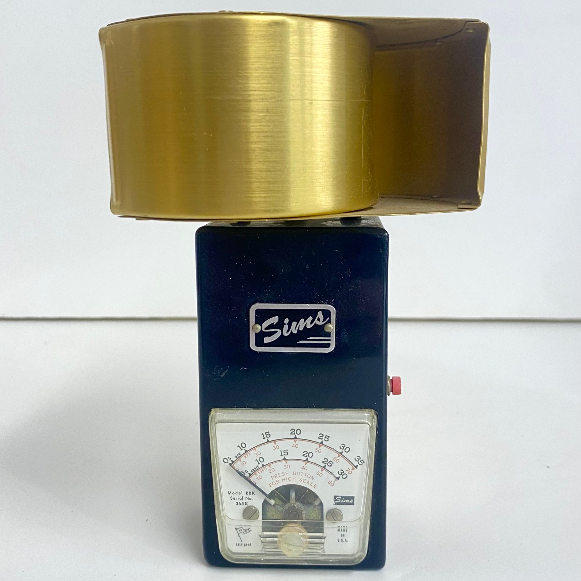 Sims Brand Small Anemometer #15560 | Auctionninja.com