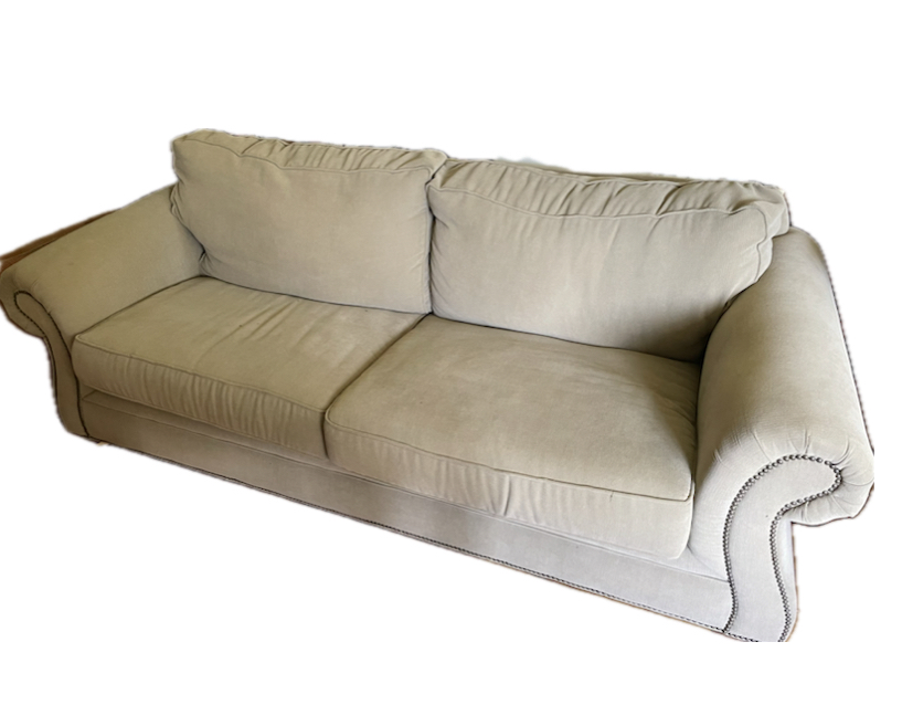 Broyhill Rolled Arm Sofa Bed With Nailhead Trim. #19220 | Auctionninja.com