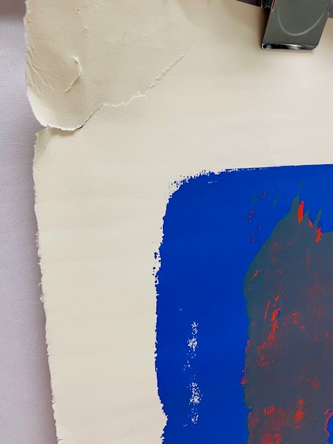 Peter Haffner Abstract Artist's Proof Portrait - Blue #2099216 | Auctionninja.com