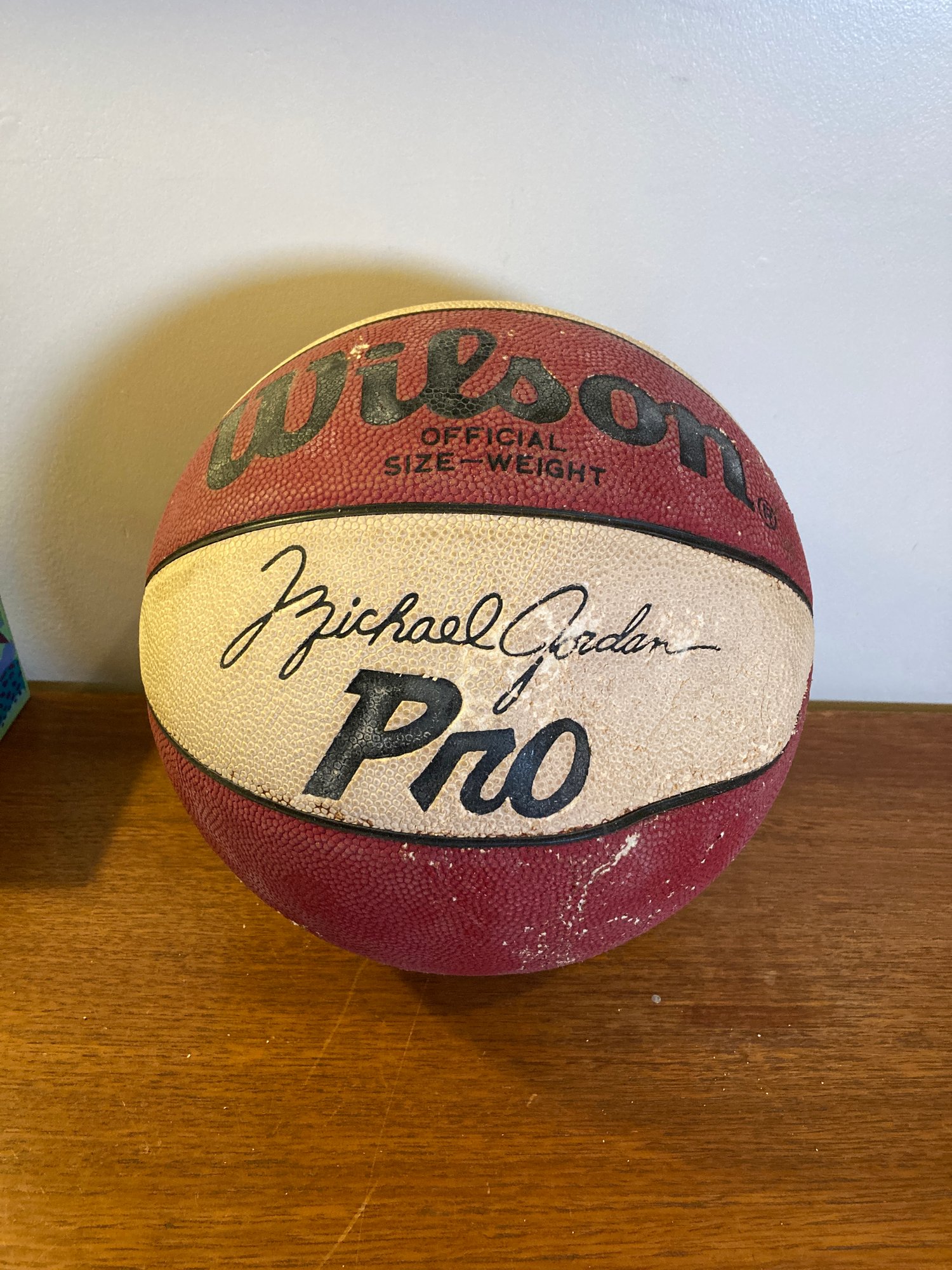 Vintage Michael Jordan Wilson Pro Basketball Chicago Bulls #2034291 ...