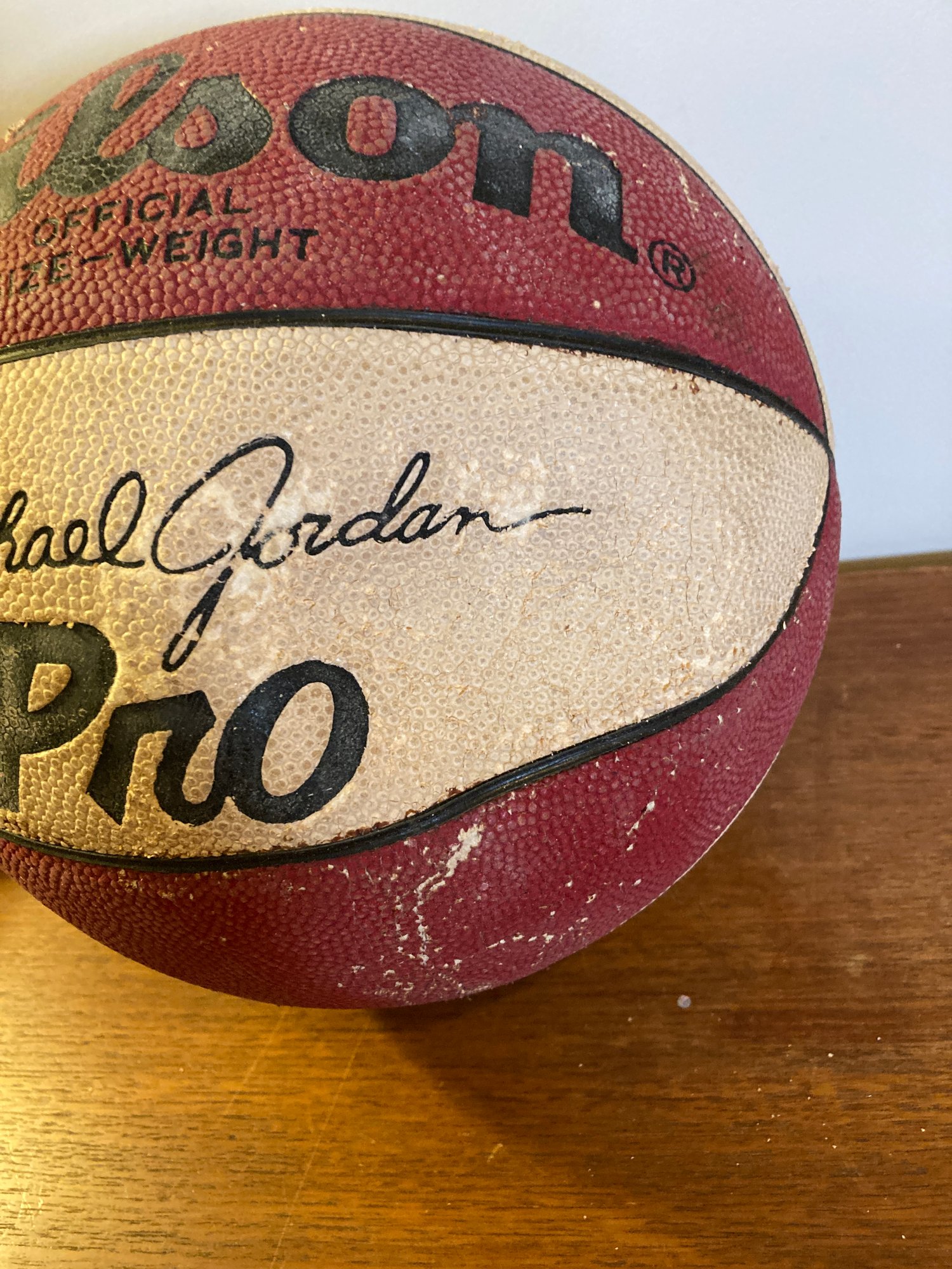 Vintage Michael Jordan Wilson Pro Basketball Chicago Bulls #2034291 ...