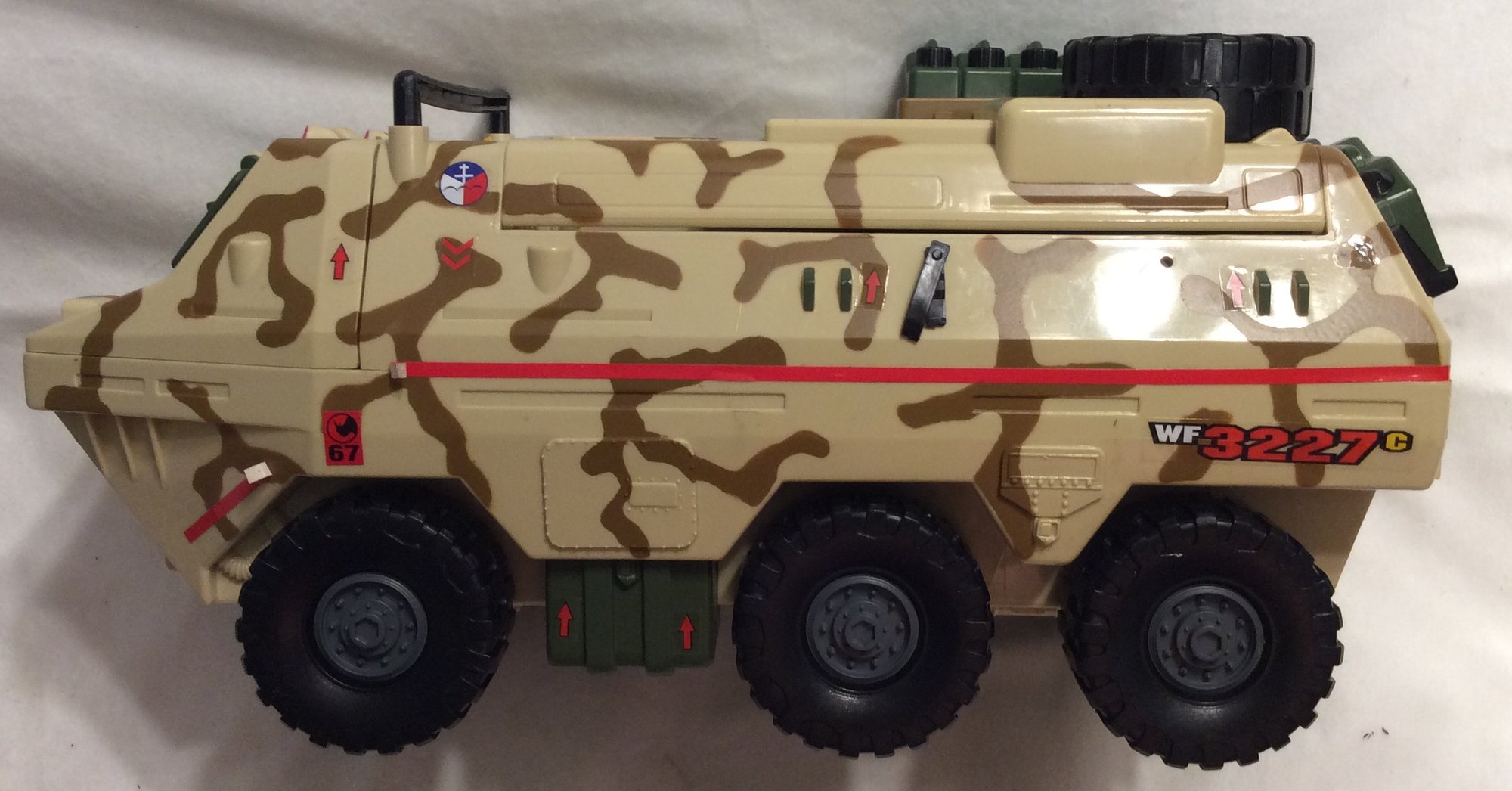 1996 Lanard World Force APC Armored Personnel Carrier Vehicle #7585 ...