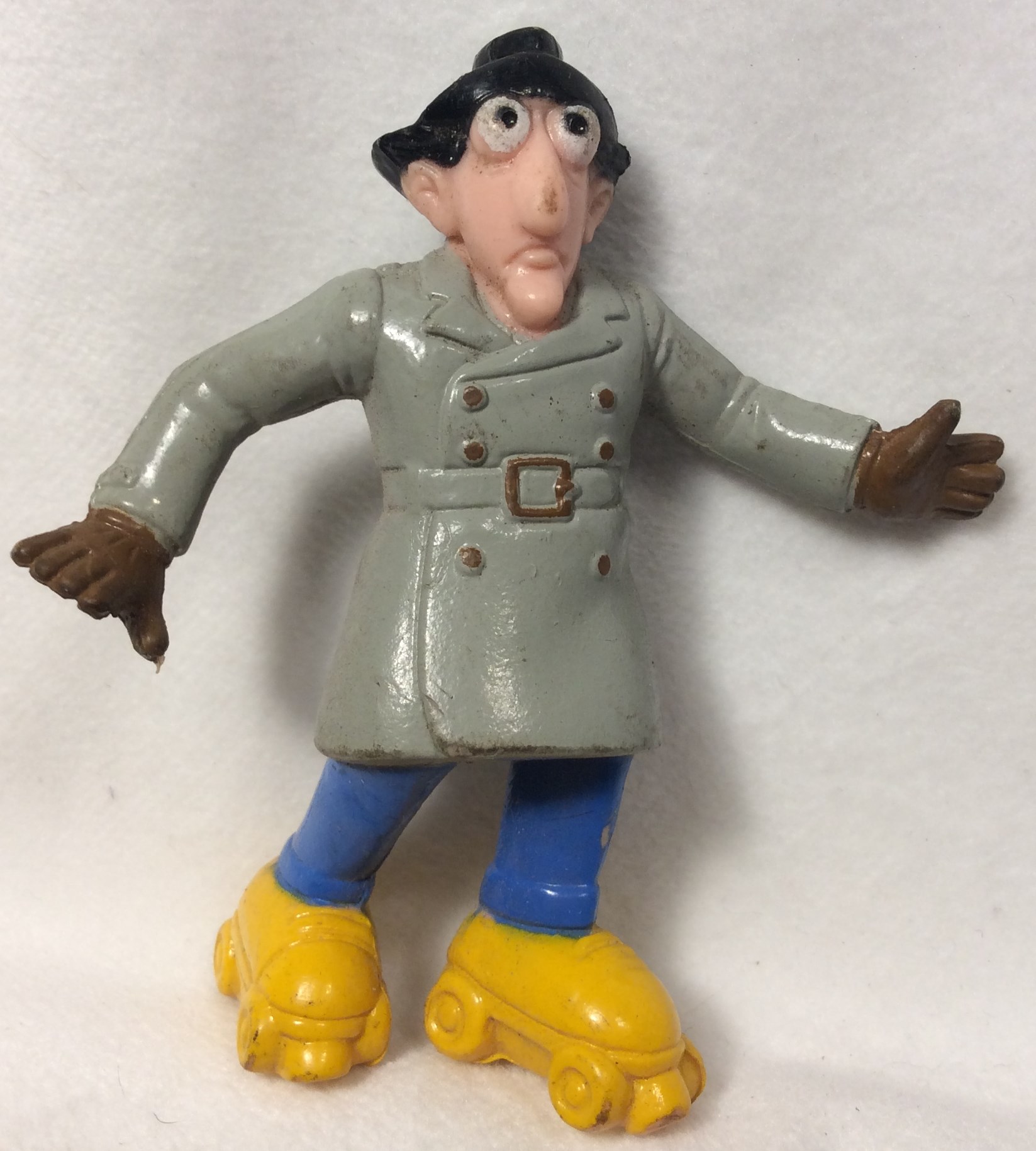 1983 Burger King Inspector Gadget On Roller Skates Figure #8992 ...