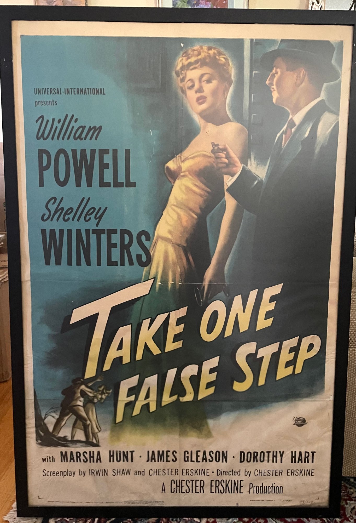 Vintage Movie Poster "Take One False Step" 1949 #23567 | Auctionninja.com