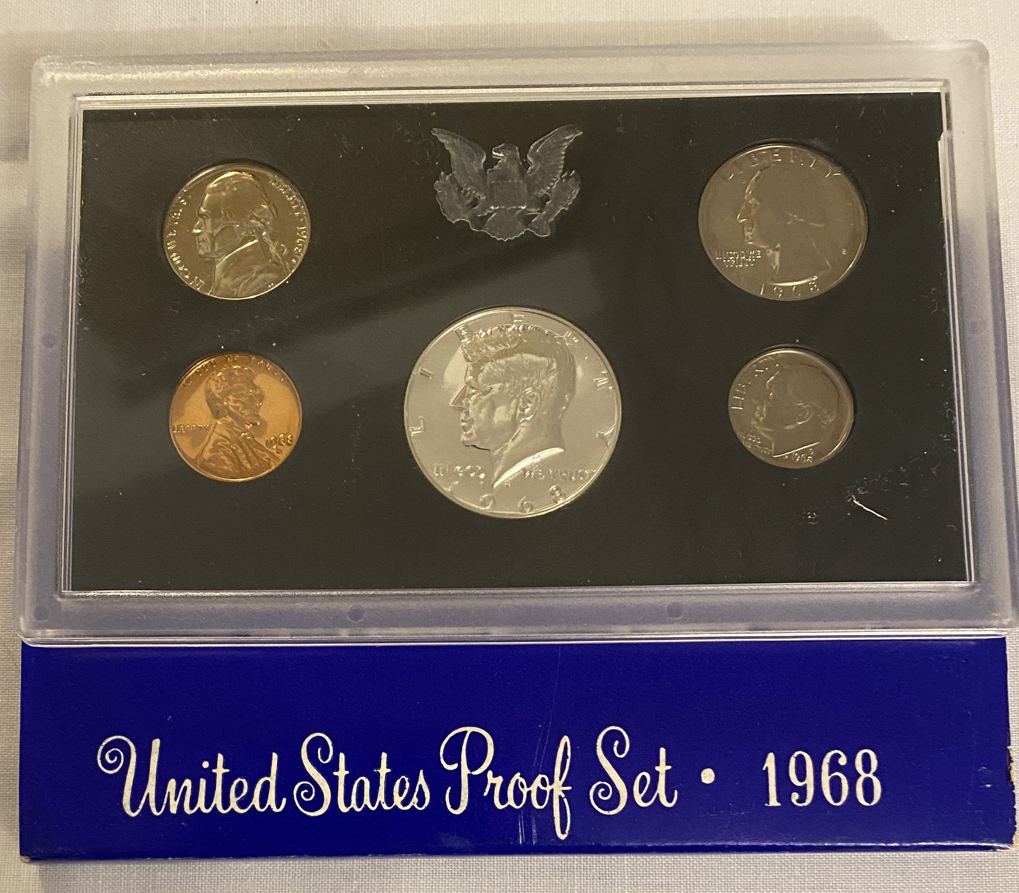 1968 US Mint Proof Set #2080976 | Auctionninja.com