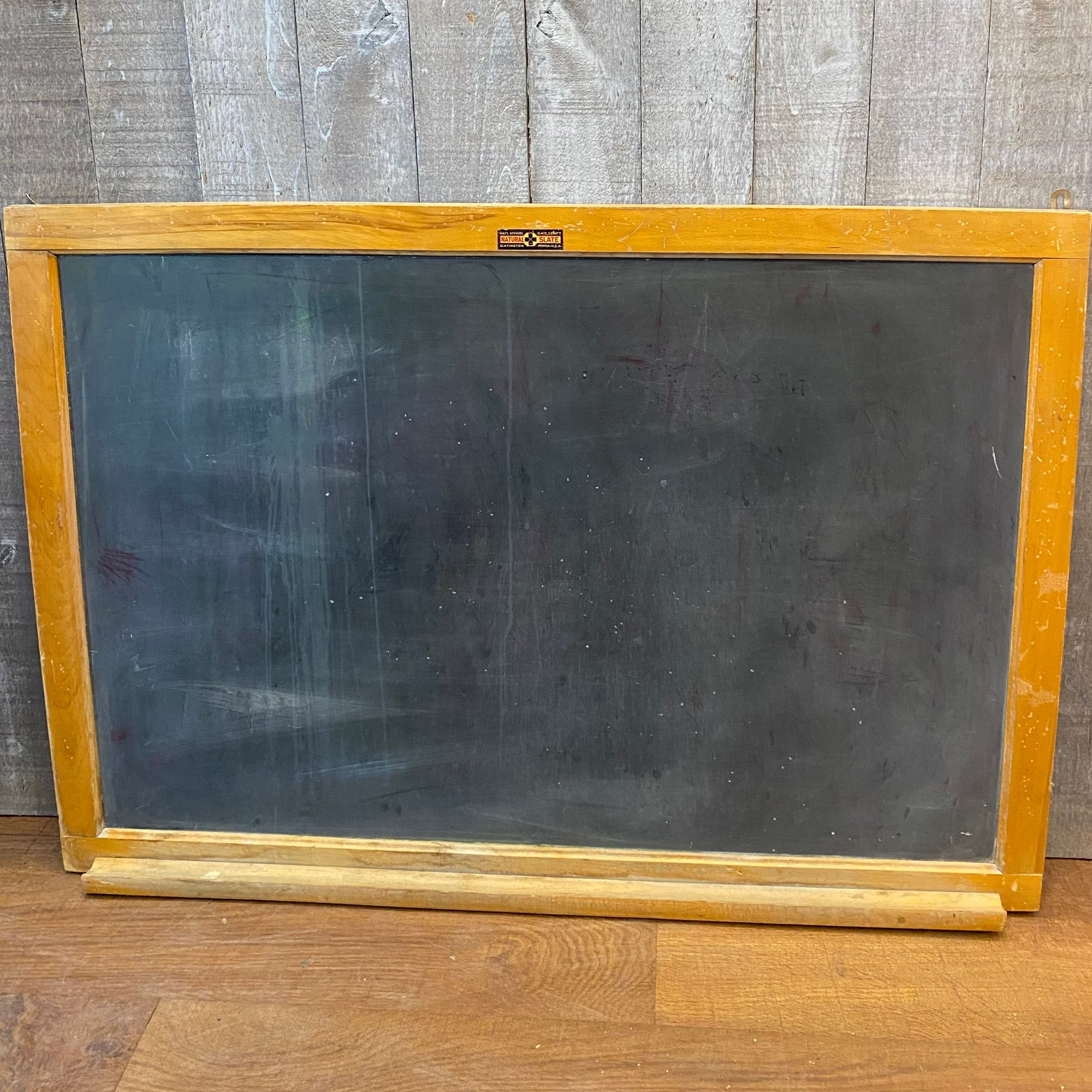 Large Antique Natural Slate Chalkboard #18462 | Auctionninja.com