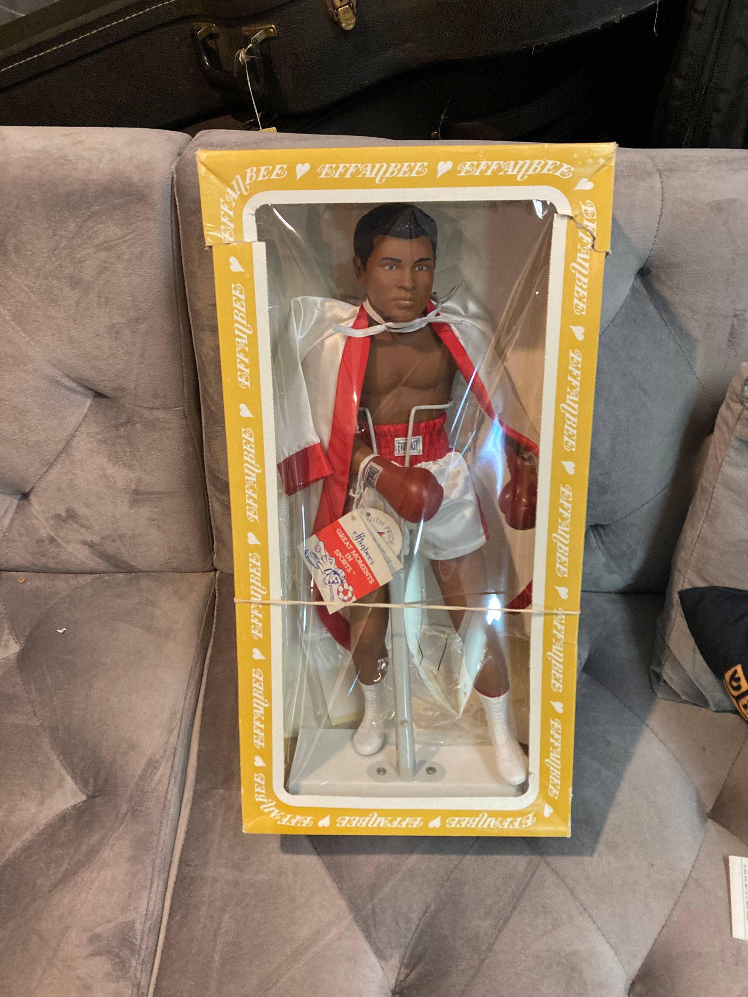 Vintage Muhammad Ali 17" Doll By Effanbee In Original Box #3259 ...