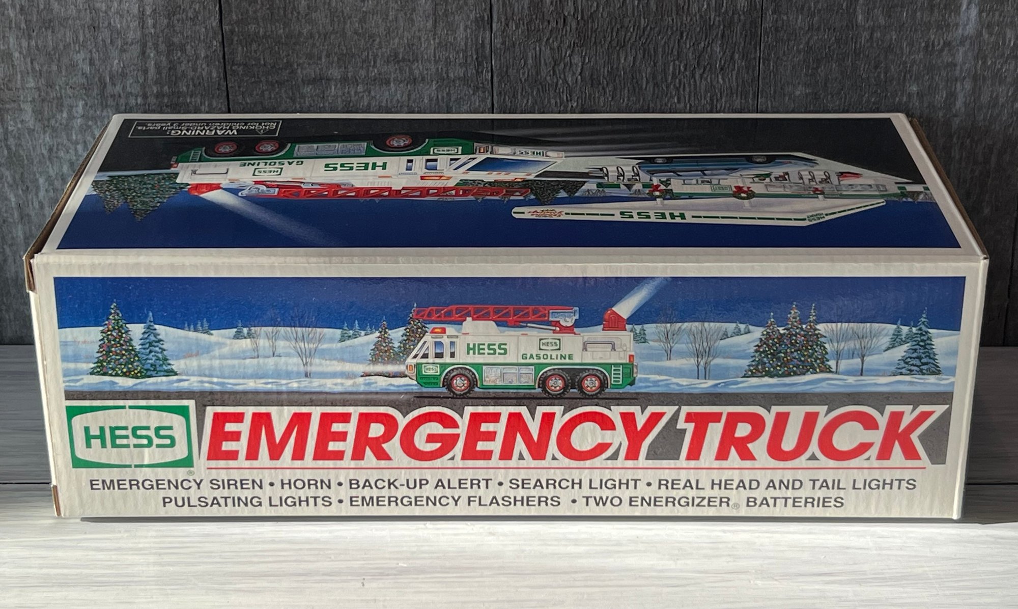 Hess 1996 Emergency Truck In Original Box #8537 | Auctionninja.com
