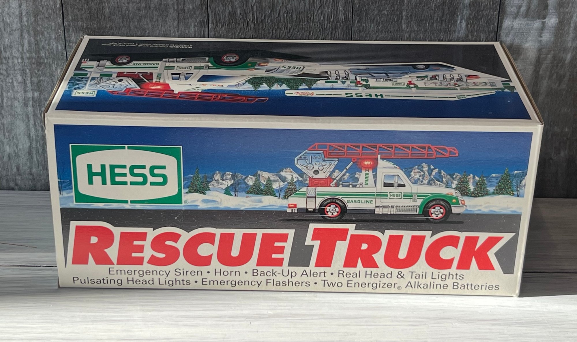 1994 Hess Rescue Truck In Original Box #8540 | Auctionninja.com