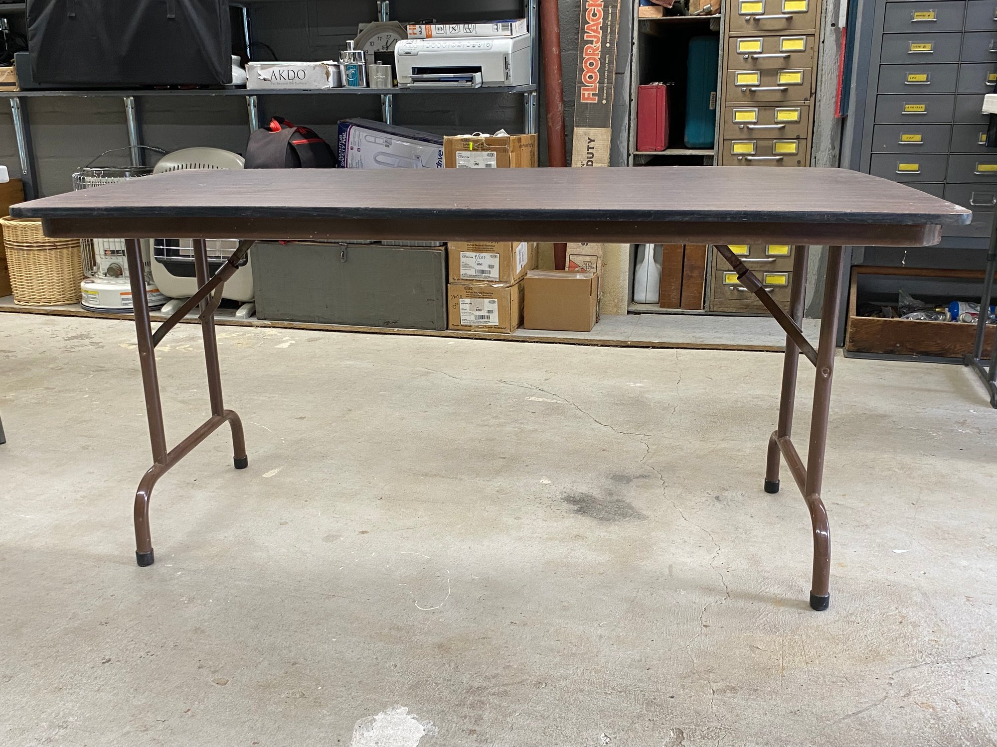 Folding Metal Table #7789 | Auctionninja.com