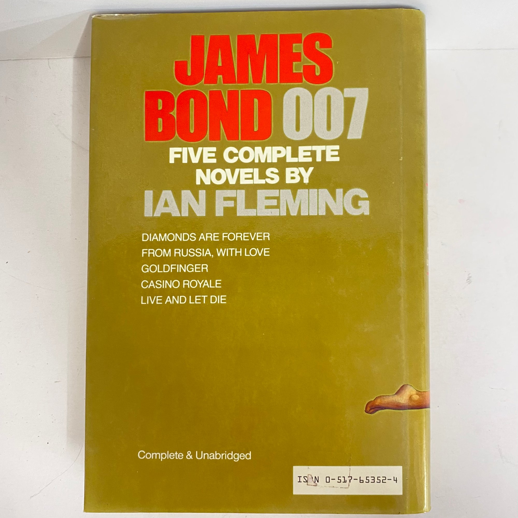 5 James Bond 007 Novels In One Hardback Ian Fleming #2042746 ...