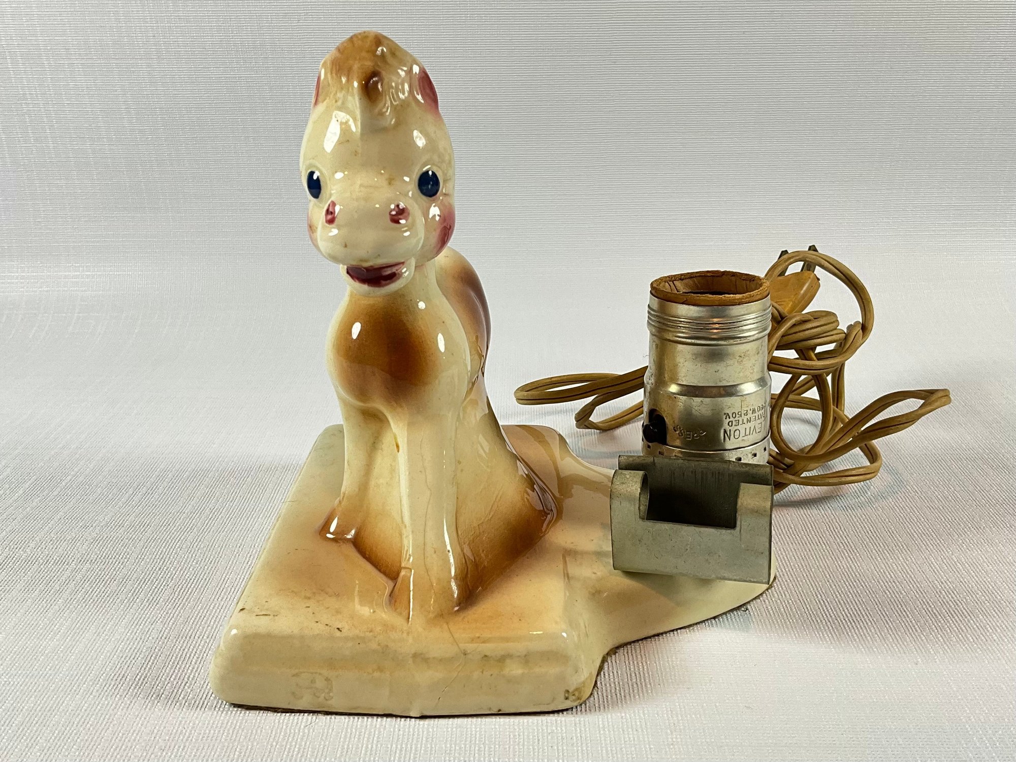 Vintage 1940s/1950s Remple Diamond Pottery Frisky Pony Horse 6-Inch ...