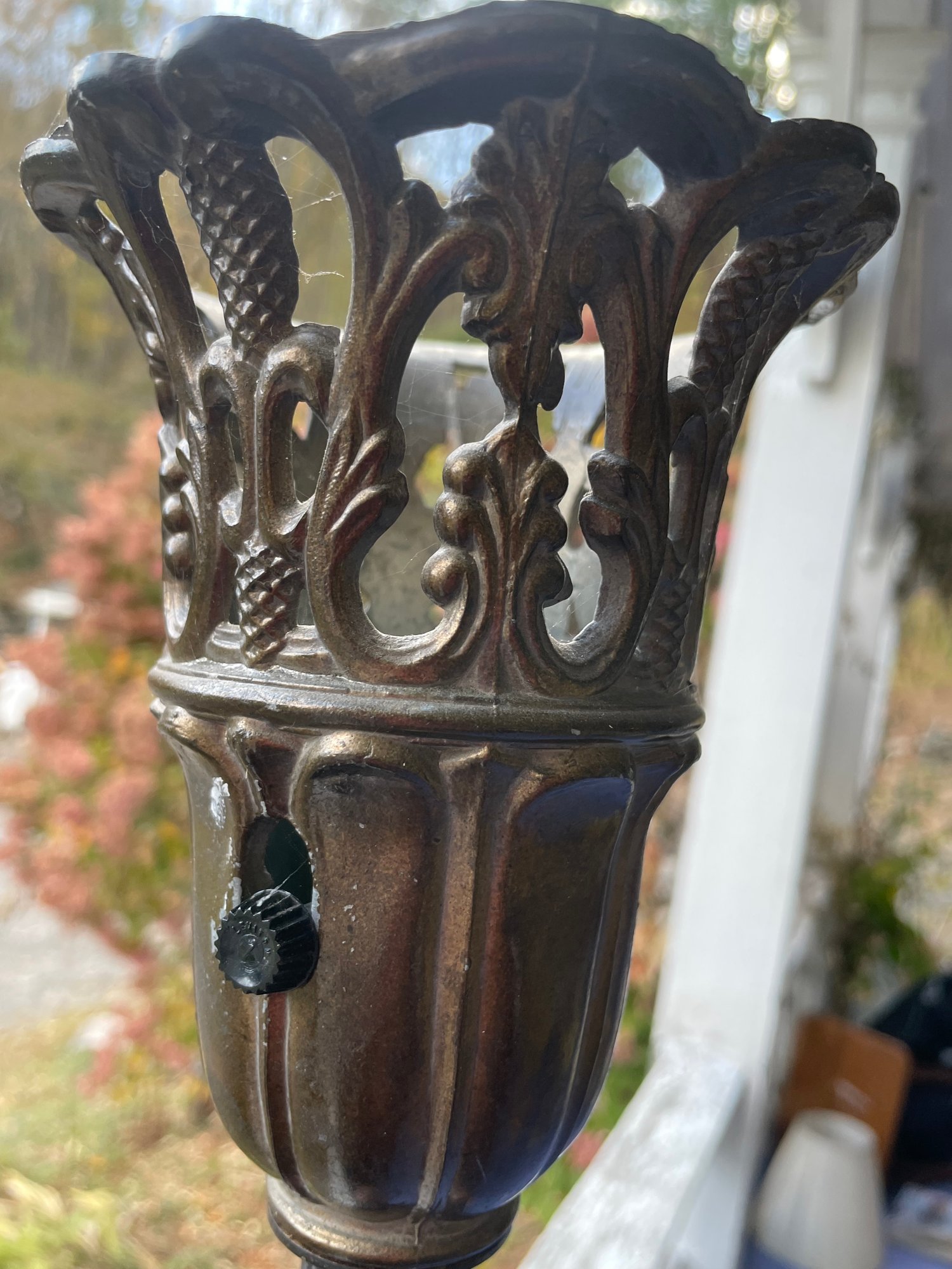 Vintage Metal Torchiere #19467 | Auctionninja.com