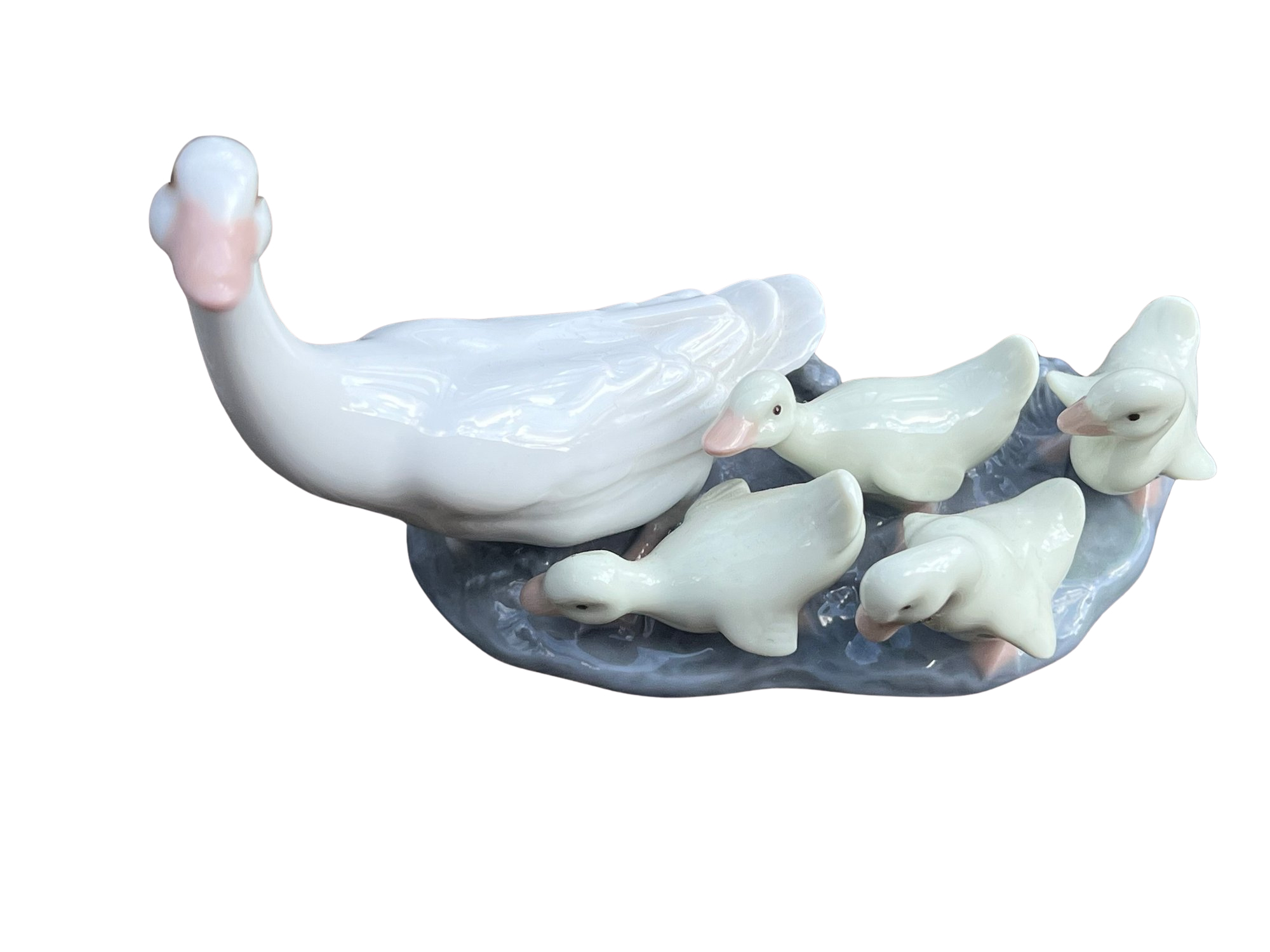 Lladro #1307 'Little Ducks With Mother' Collectable Porcelain Figurine ...