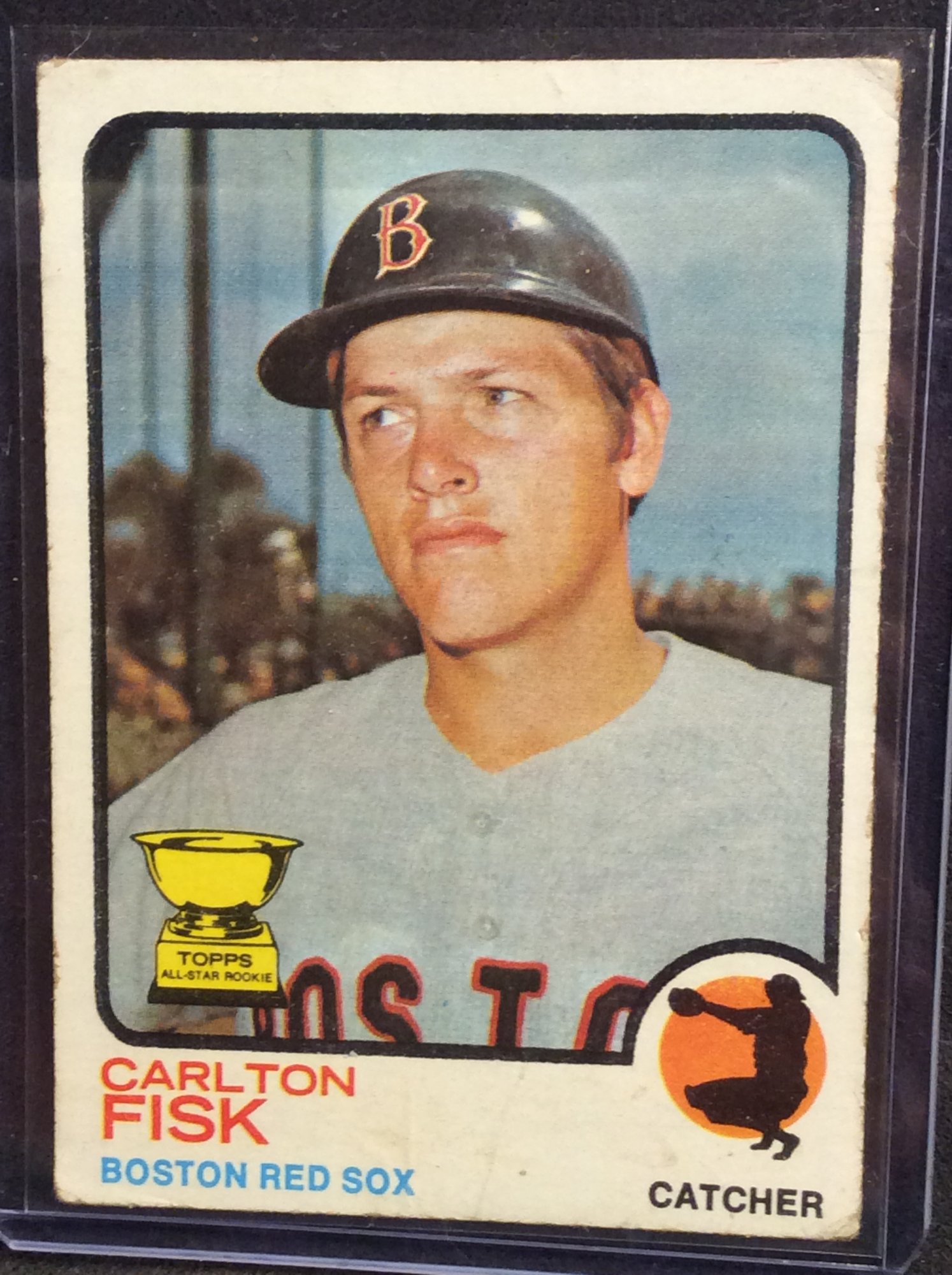 1973 Topps Carlton Fisk - K #16504 | Auctionninja.com