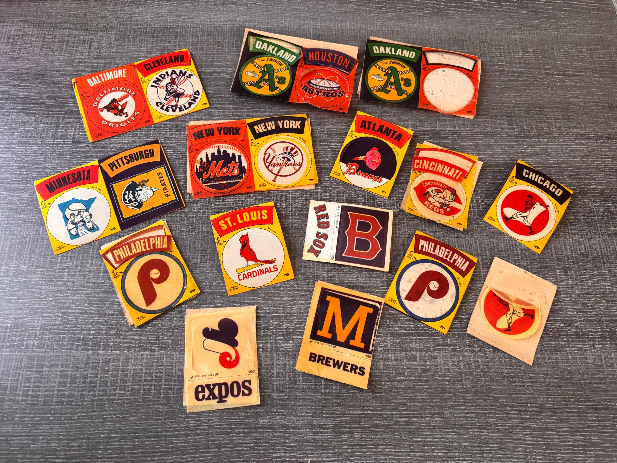 Vintage 1960-70s Fleer Cloth Patches #2034562 | Auctionninja.com