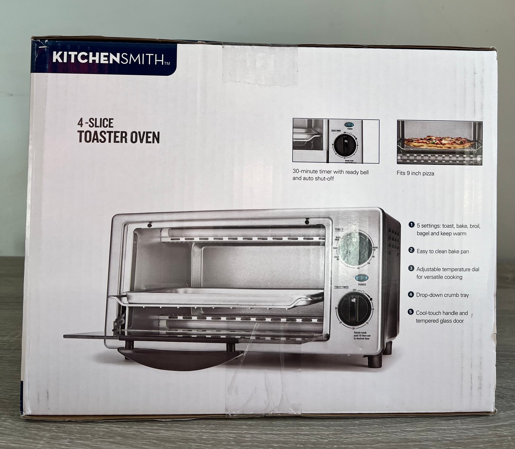 New Kitchen Smith 4 Slice Toaster Oven #2231086 | Auctionninja.com