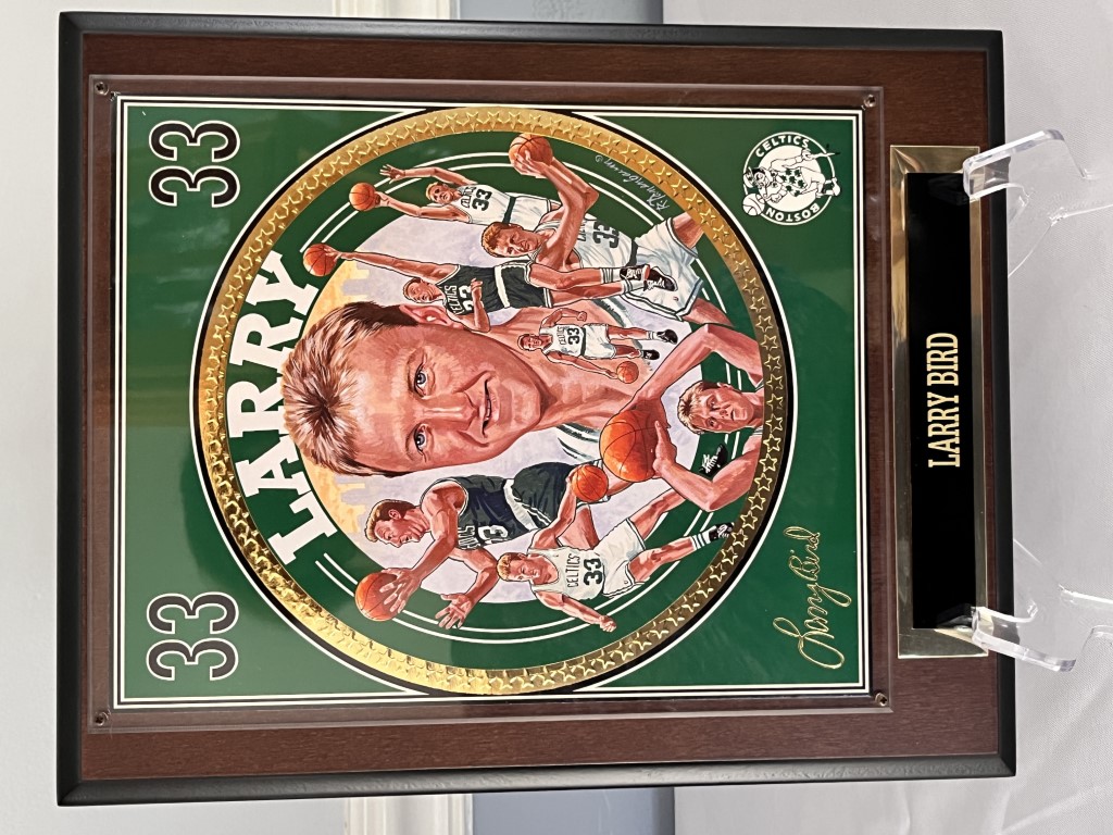 Larry Bird Commemorative Plaque - S3 #11843 | Auctionninja.com