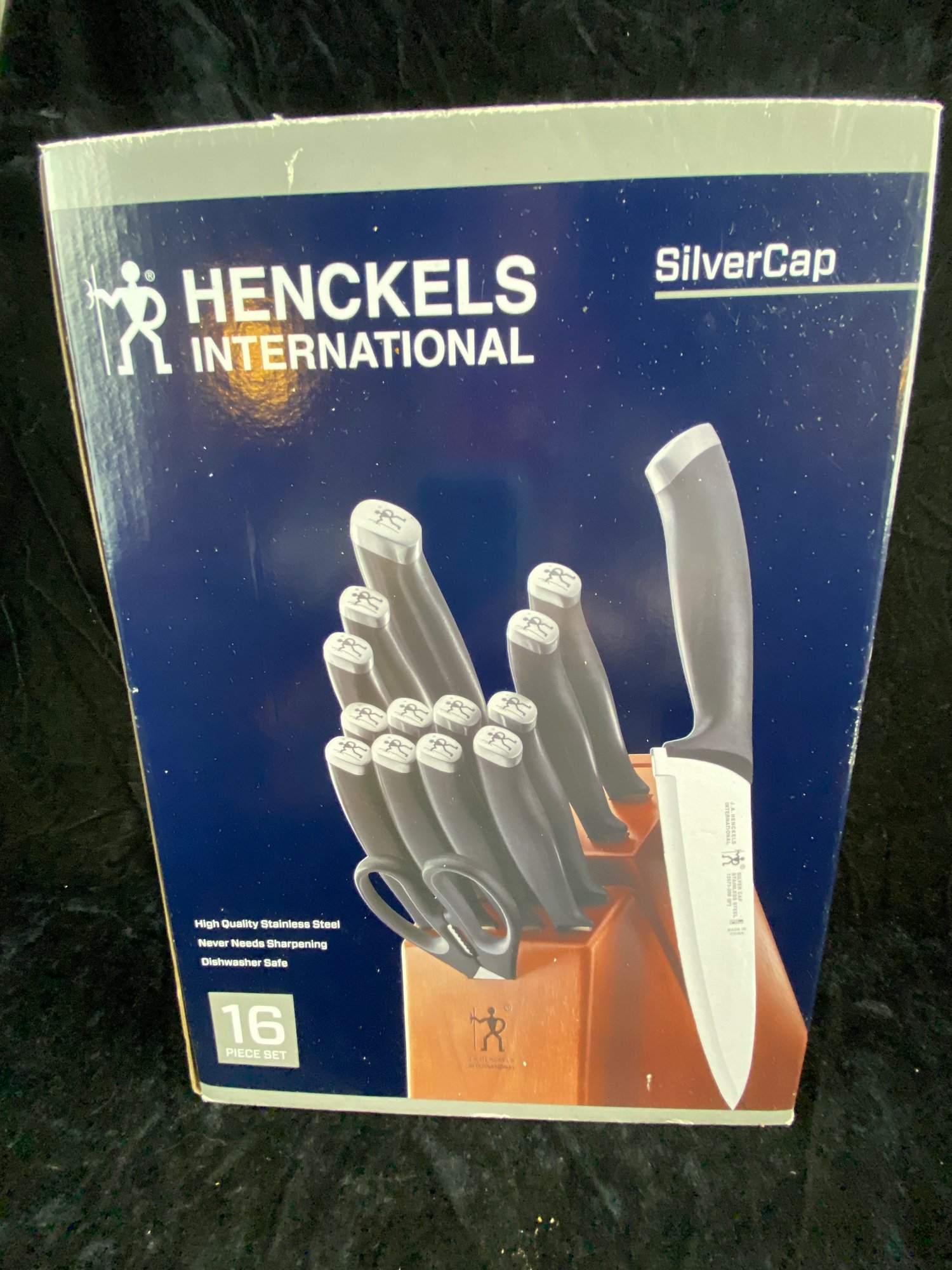 Henckels International Silver Cap Knife Block Set #2043217 ...