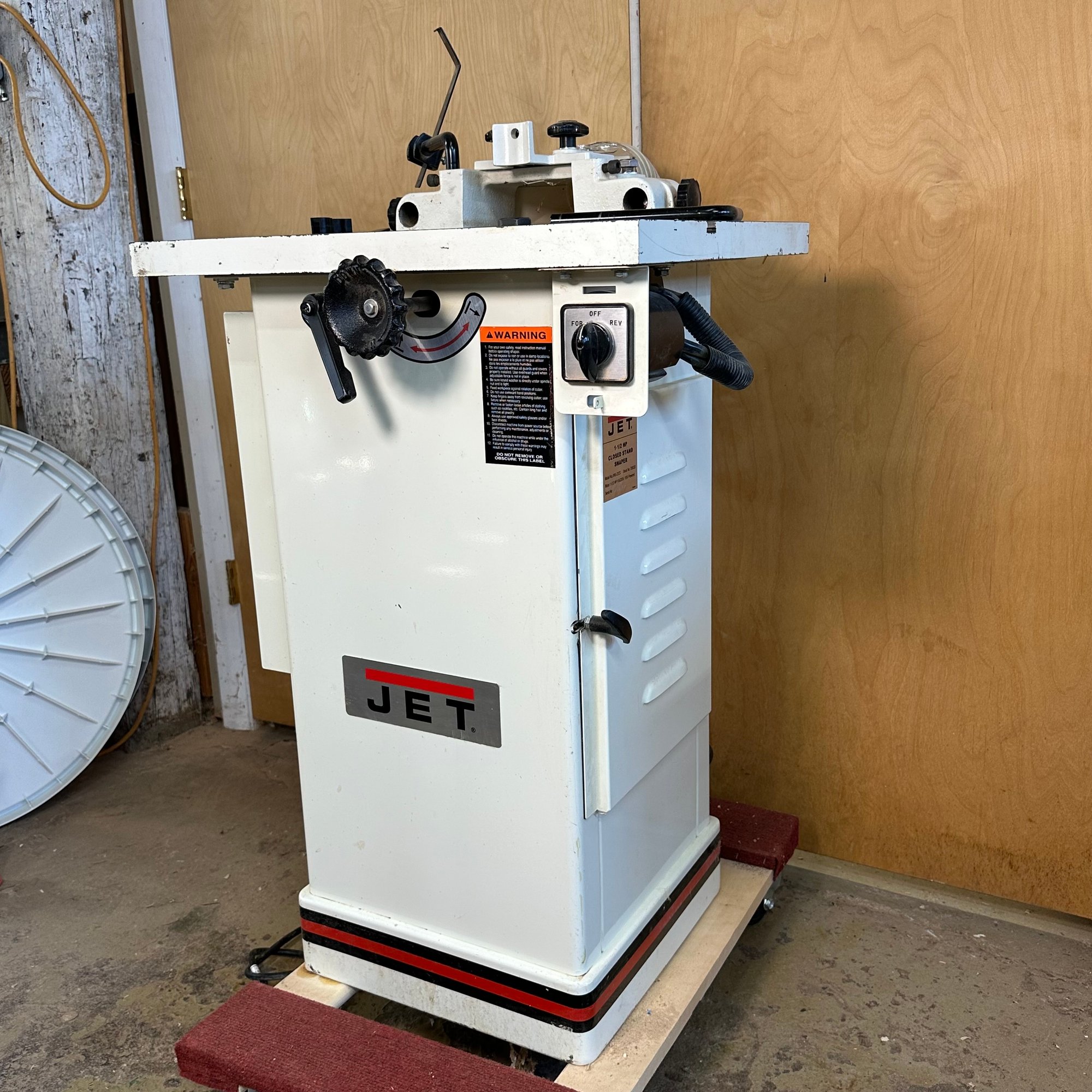 Jet Spindle Shaper, Model JWS 22CS, Used Only A Handful Of Times ...