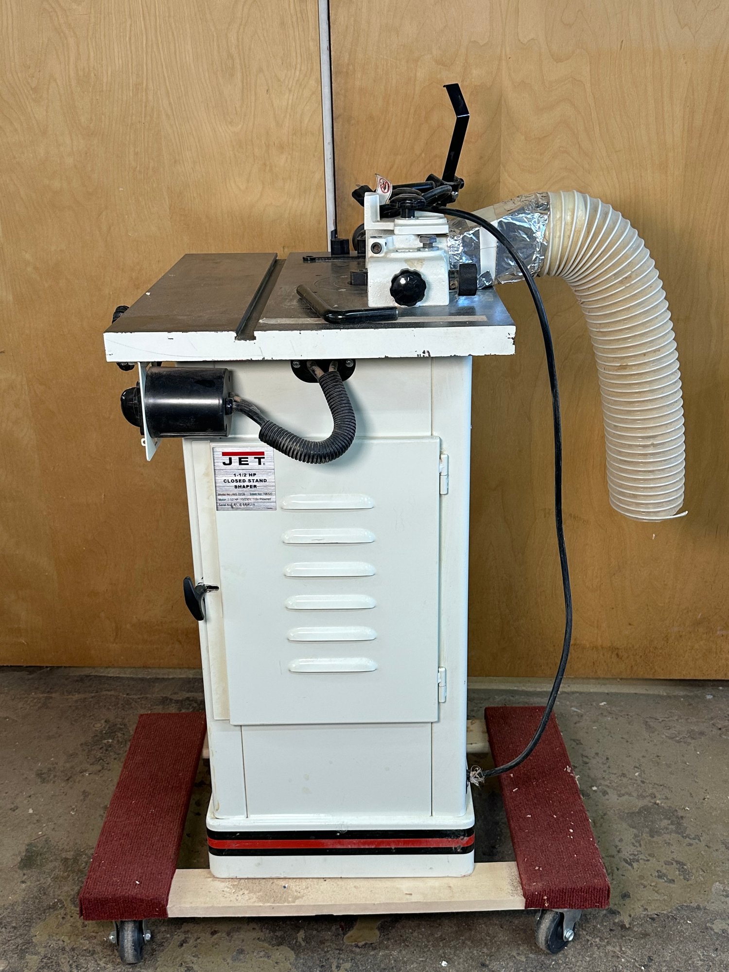 Jet Spindle Shaper, Model JWS 22CS, Used Only A Handful Of Times ...