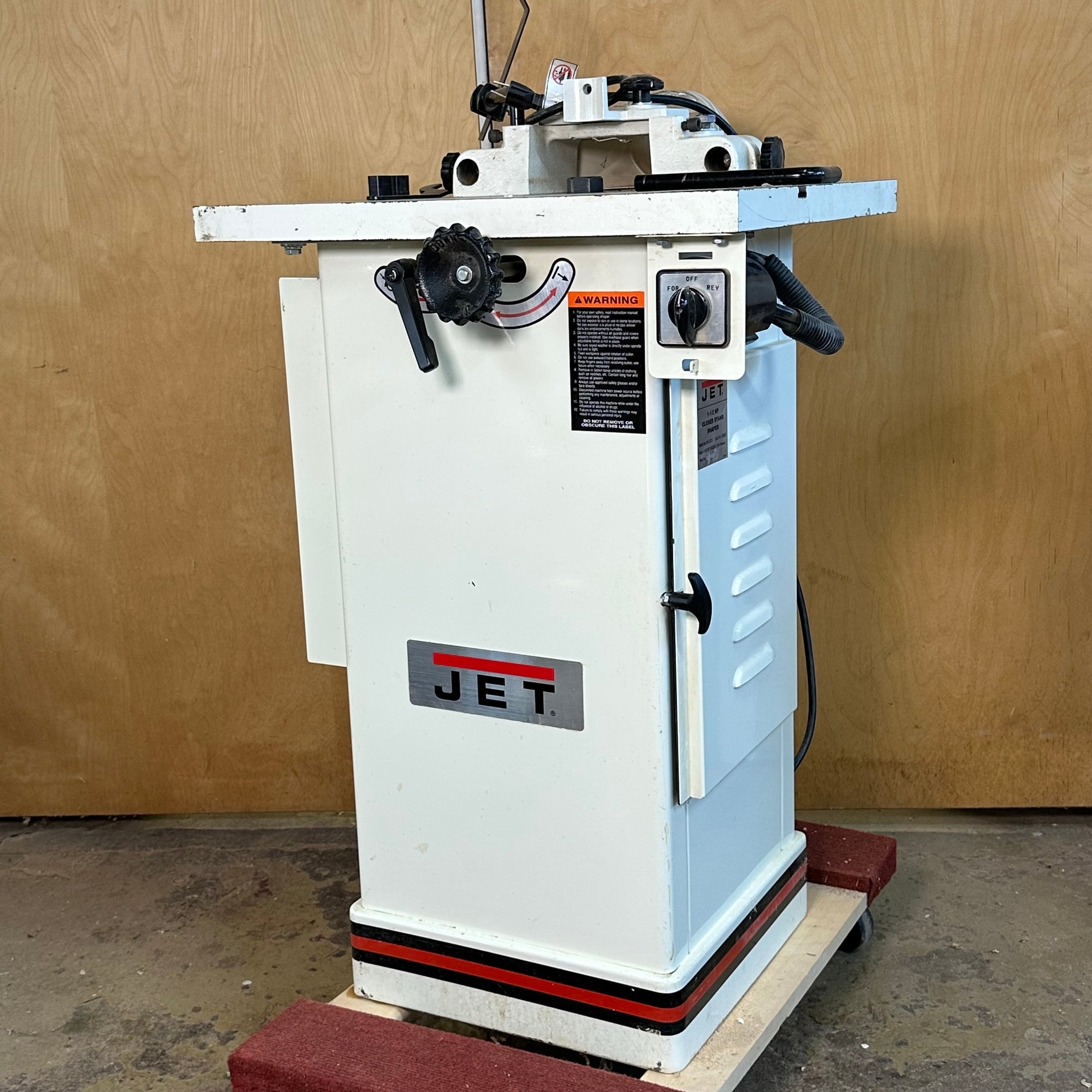 Jet Spindle Shaper, Model JWS 22CS, Used Only A Handful Of Times ...