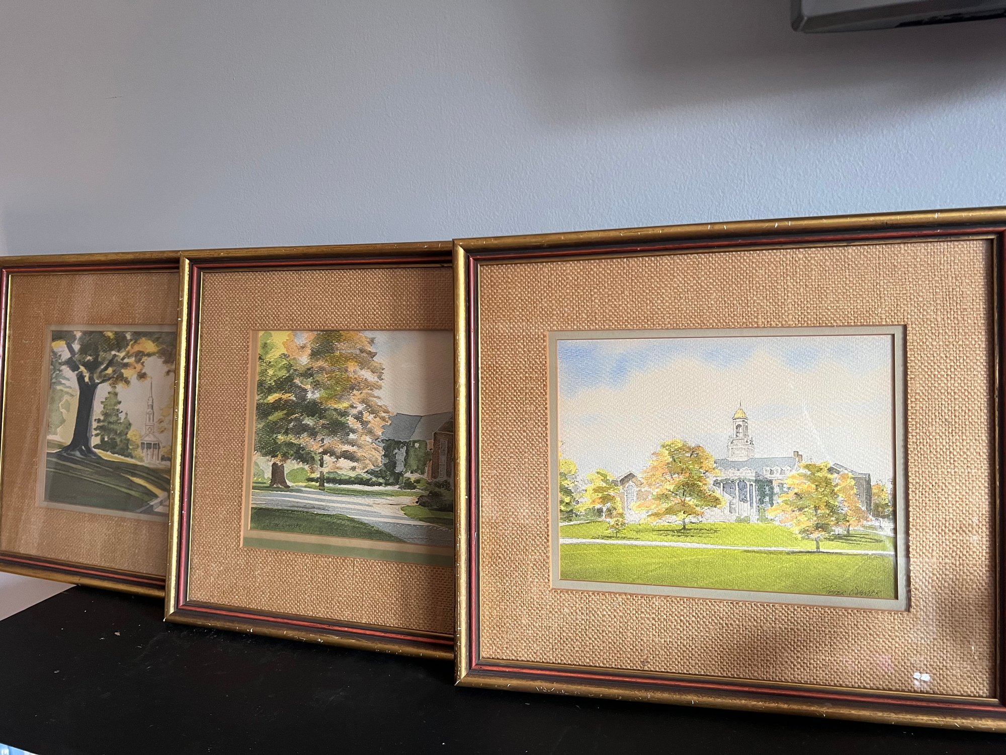 Set Of 3 Peter Sawyer Watercolors Local #25613 | Auctionninja.com