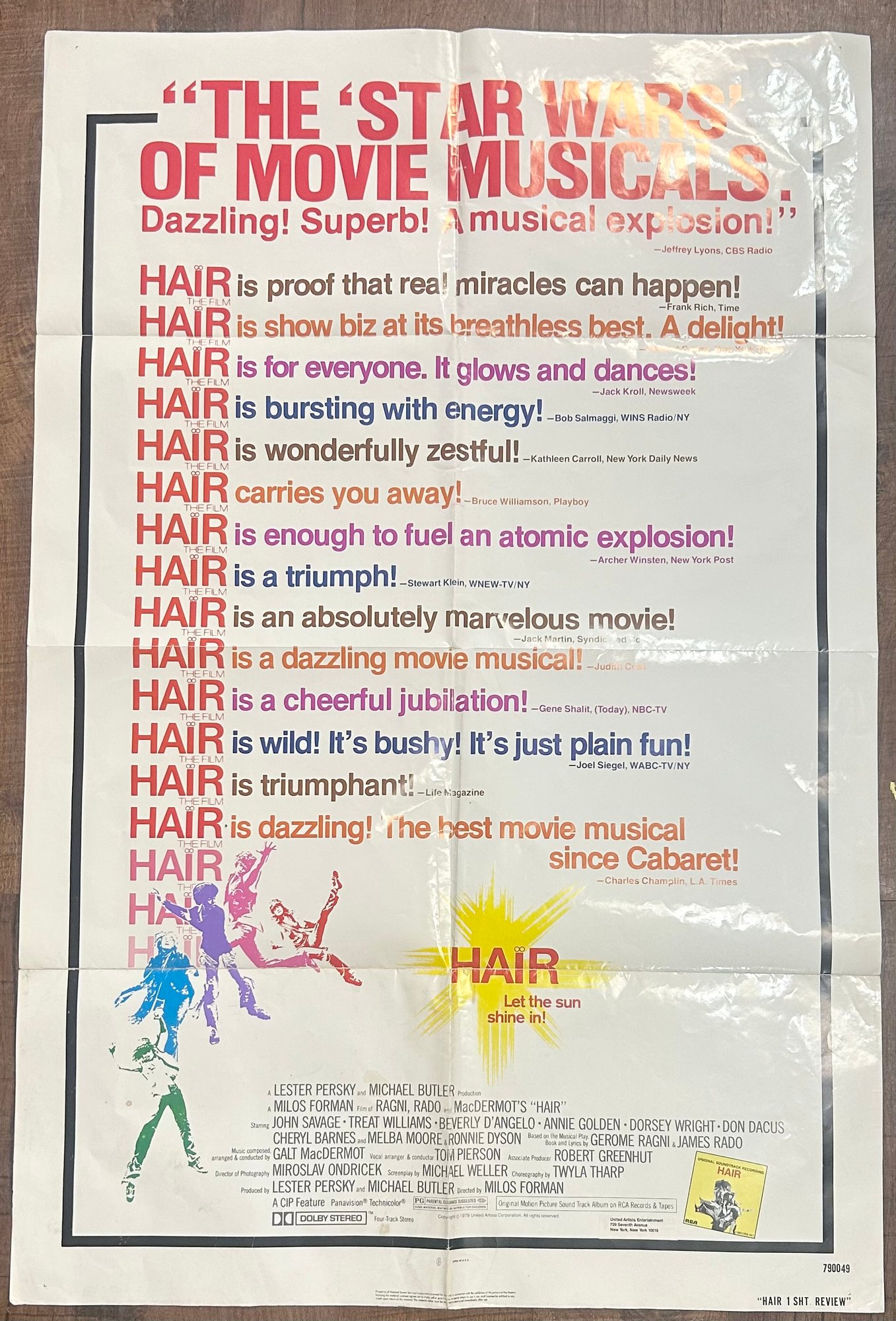1979 Hair Movie Poster #1910 | Auctionninja.com