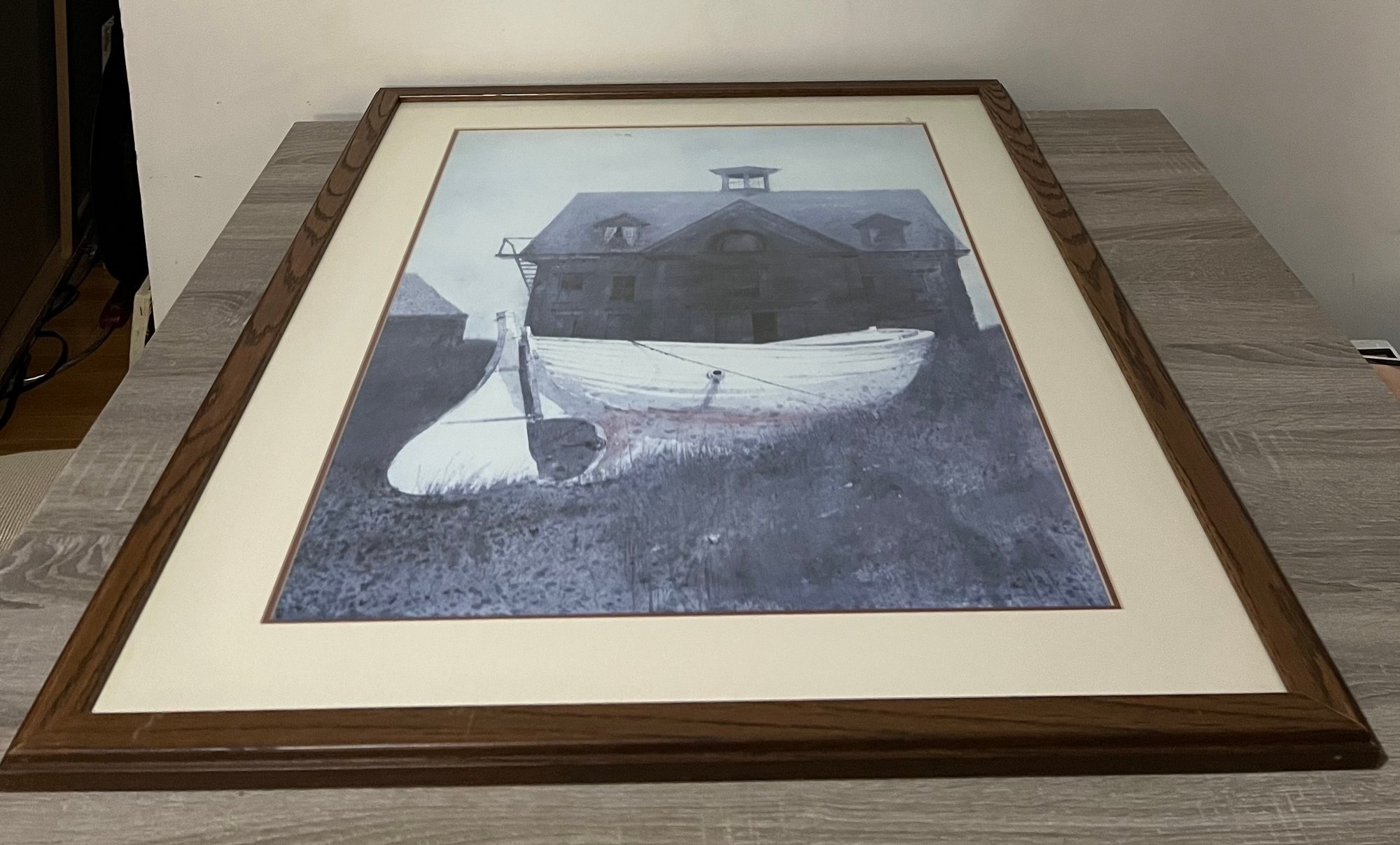 Matted & Framed Andrew Wyeth Liberty Launch #2235657 | Auctionninja.com