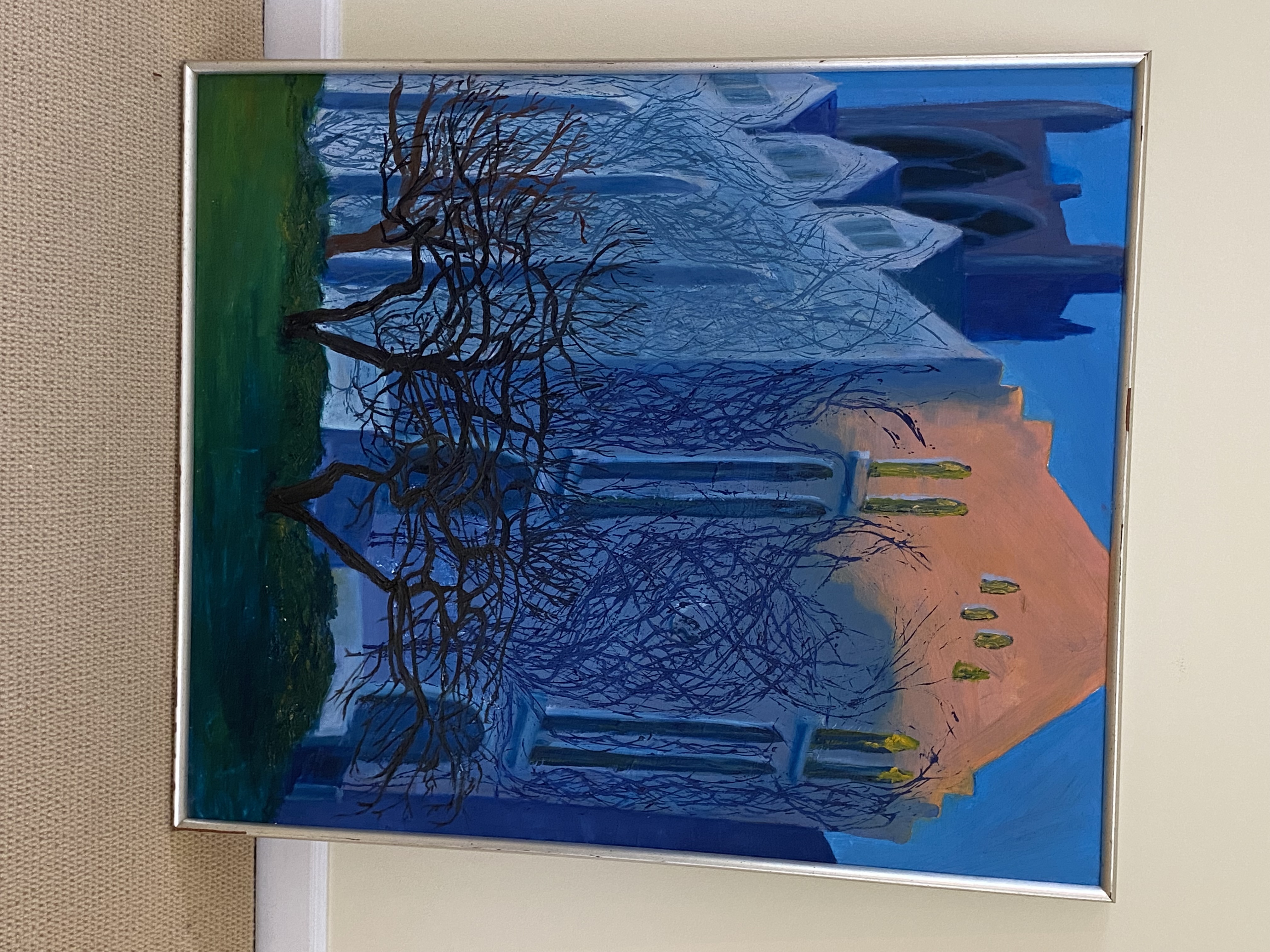 Painting Of Strathcona Hall At Yale - Painted By Yale MFA Student ...