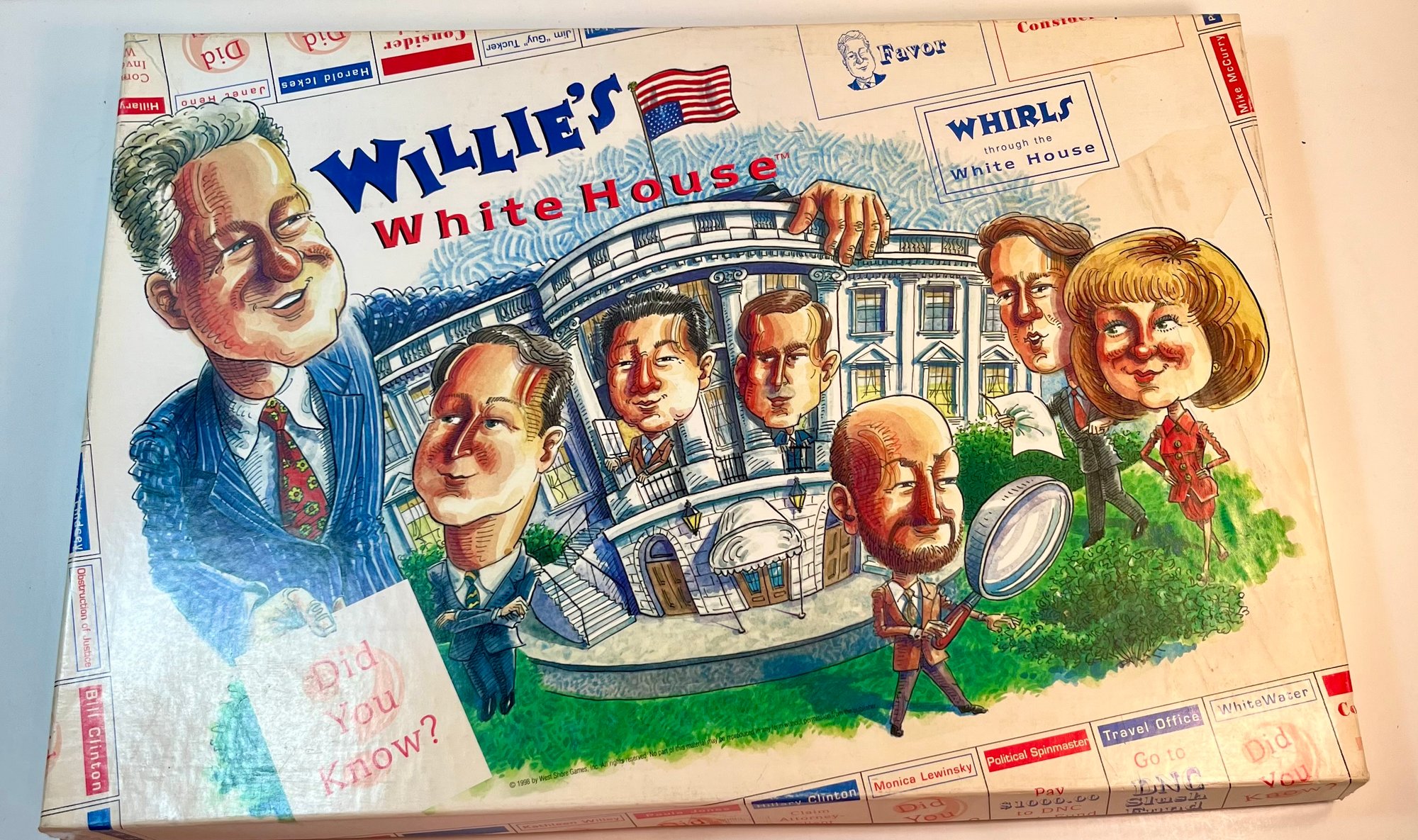 1988 Willies White House Board Game #12745 | Auctionninja.com