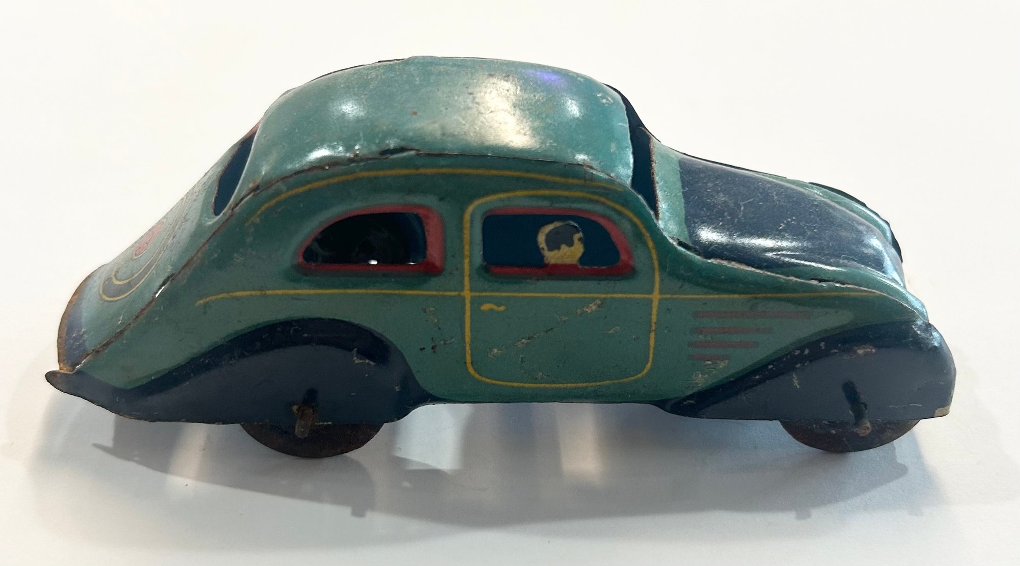 Vintage Juguetes Ria Paya Tin Toy Blue Penny Arcade #3713 ...