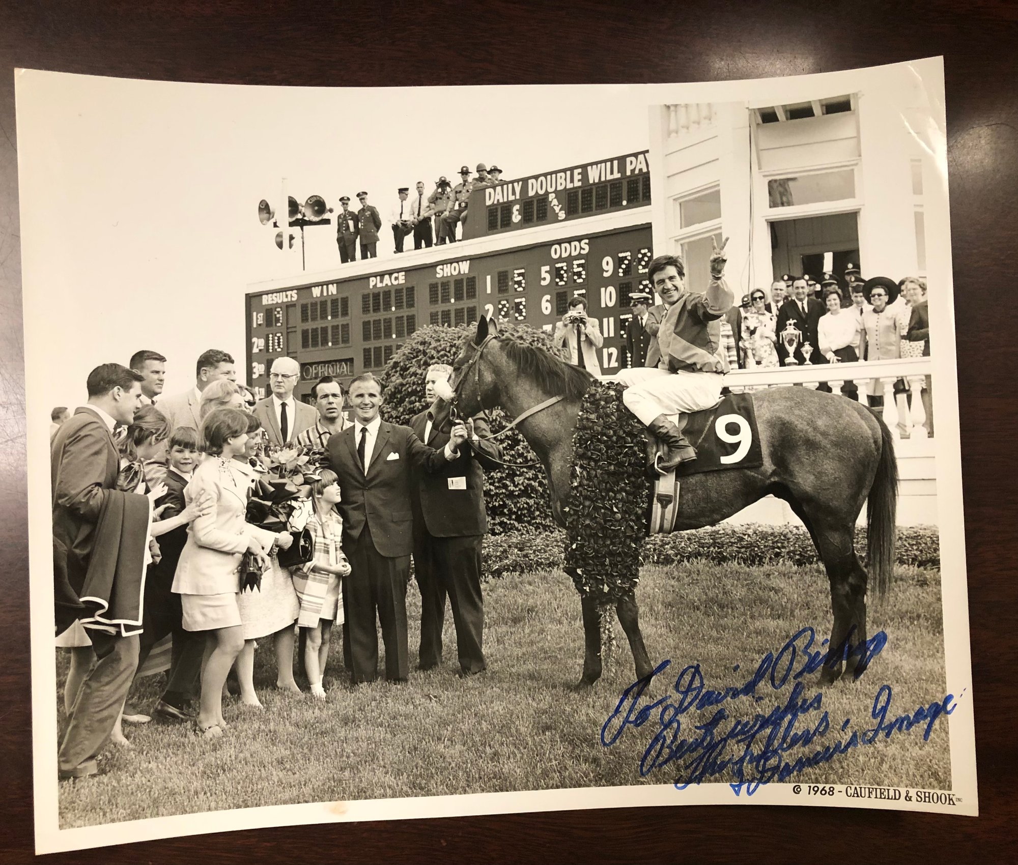 Peter Fuller (Jockey) On Dancers Image Auto/Signed Inscribed 1968 ...