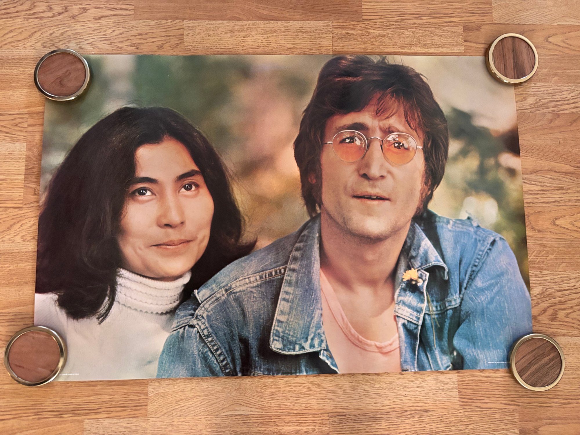 Rare Original & Authentic 1978 John And Yoko Pace Poster #2 #2039704 ...