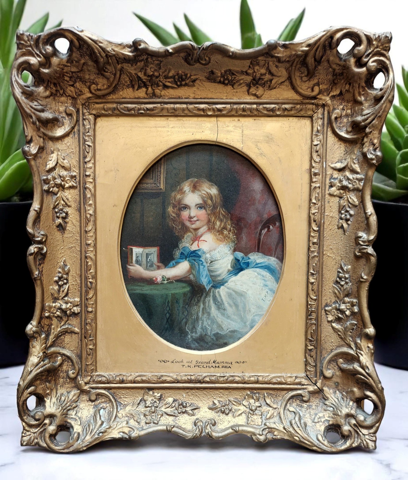 LISTED ARTIST THOMAS KENT PELHAM (UNITED KINGDOM 1831-1907) ORIGINAL ...
