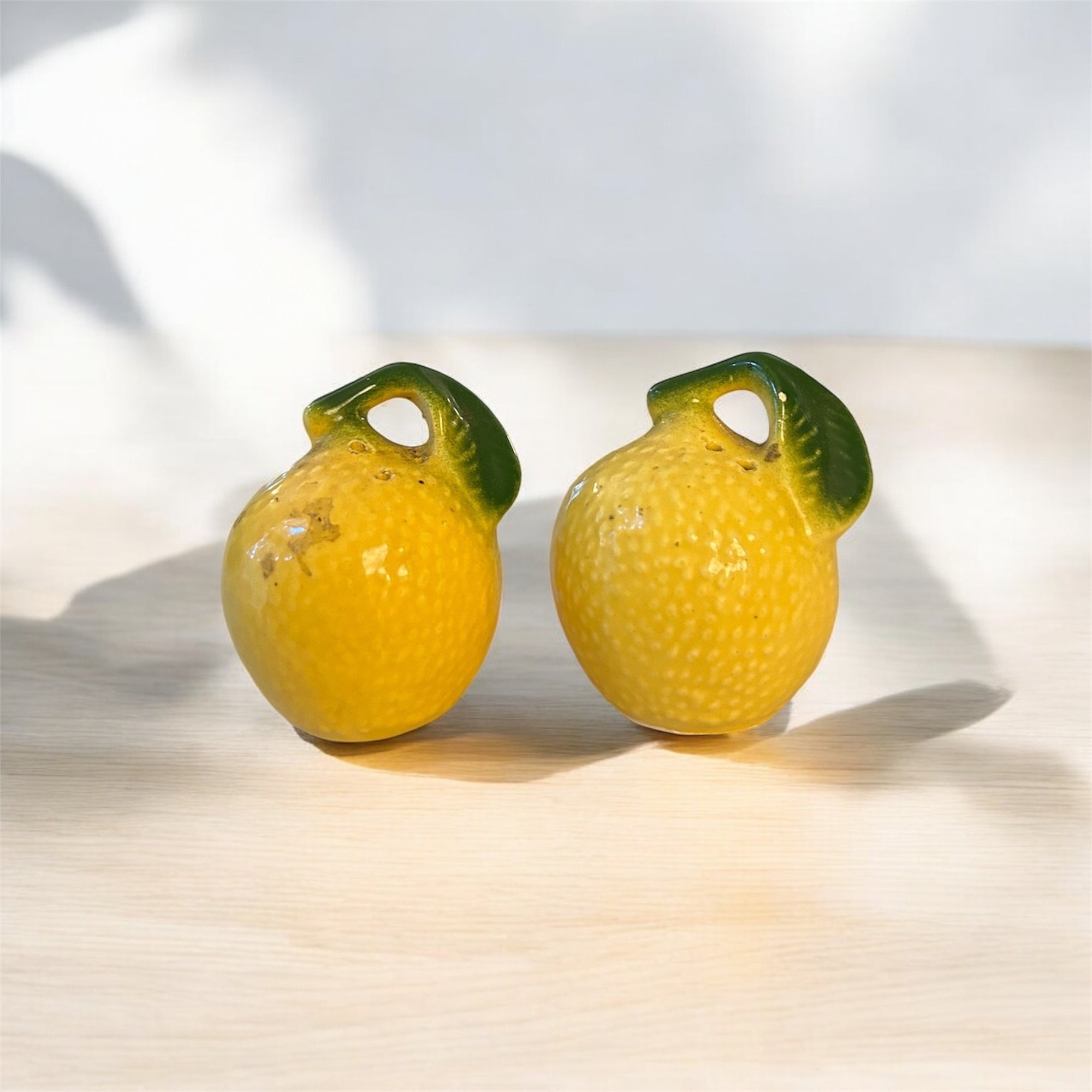 Ceramic Lemon Salt/pepper Shakers #16740 | Auctionninja.com