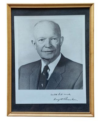 Dwight D. Eisenhower 34th President Of The United States Signed ...