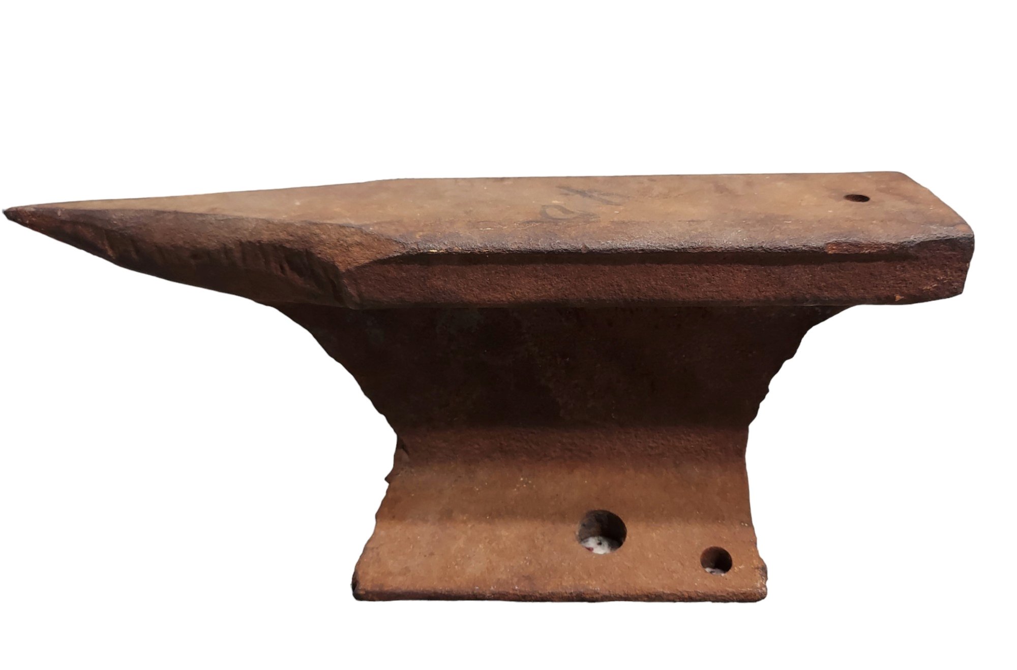 Antique Blacksmith Anvil Made From Old Railroad Track #4832 ...
