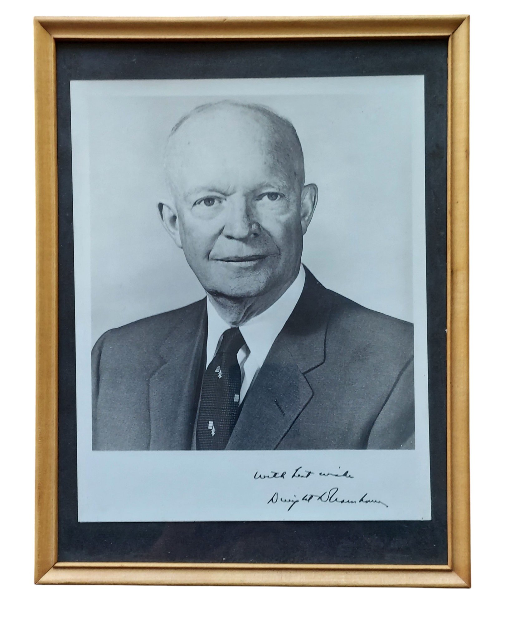 Dwight D. Eisenhower 34th President Of The United States Signed ...