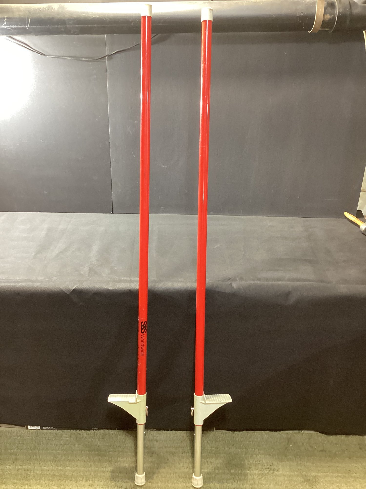 A Pair Of Strong Adjustable Stilts In Great Shape, Mmade By S & S ...