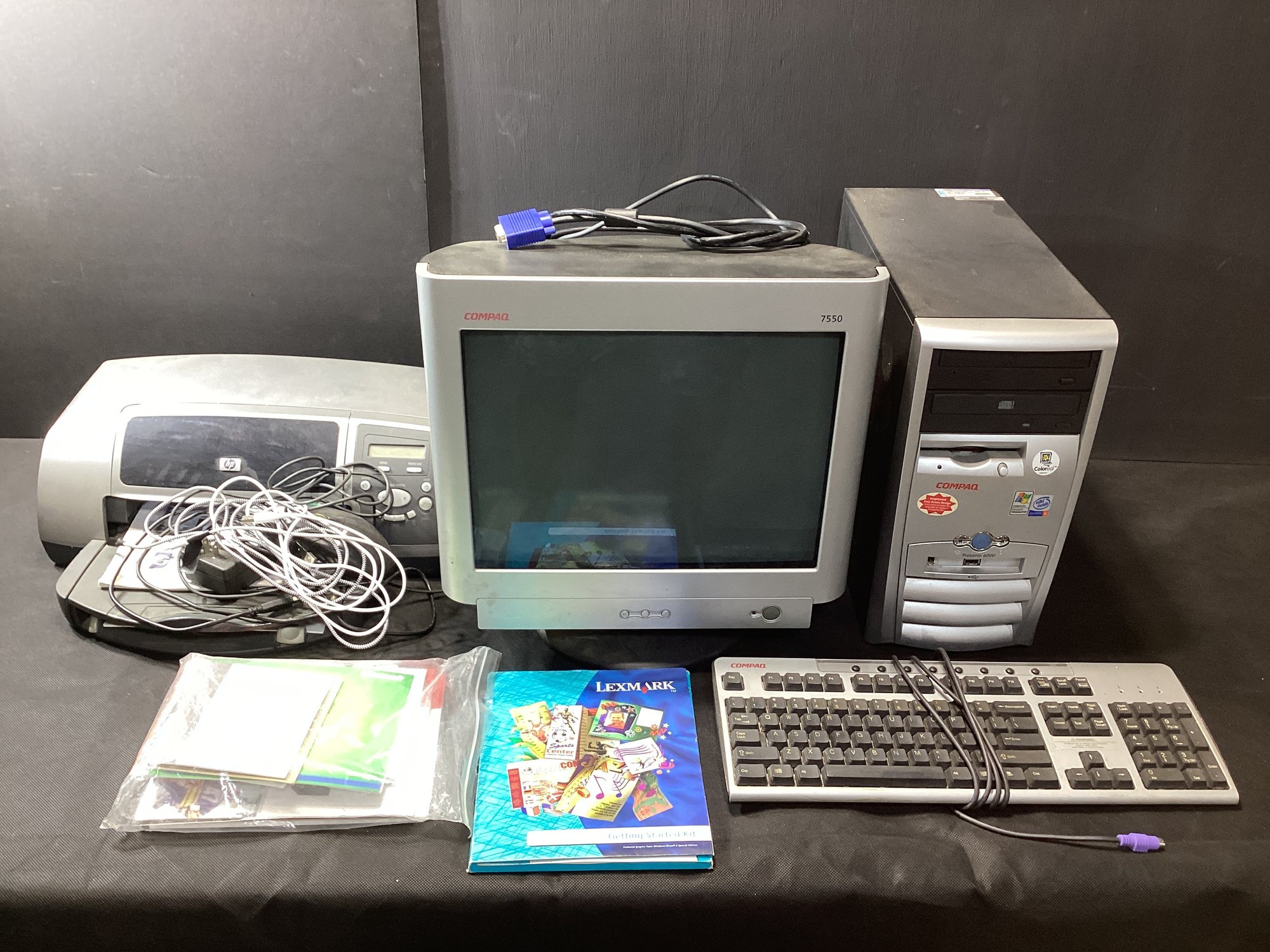 Vintage Compact Computer Was Working When Unplugged,with All The Wires ...