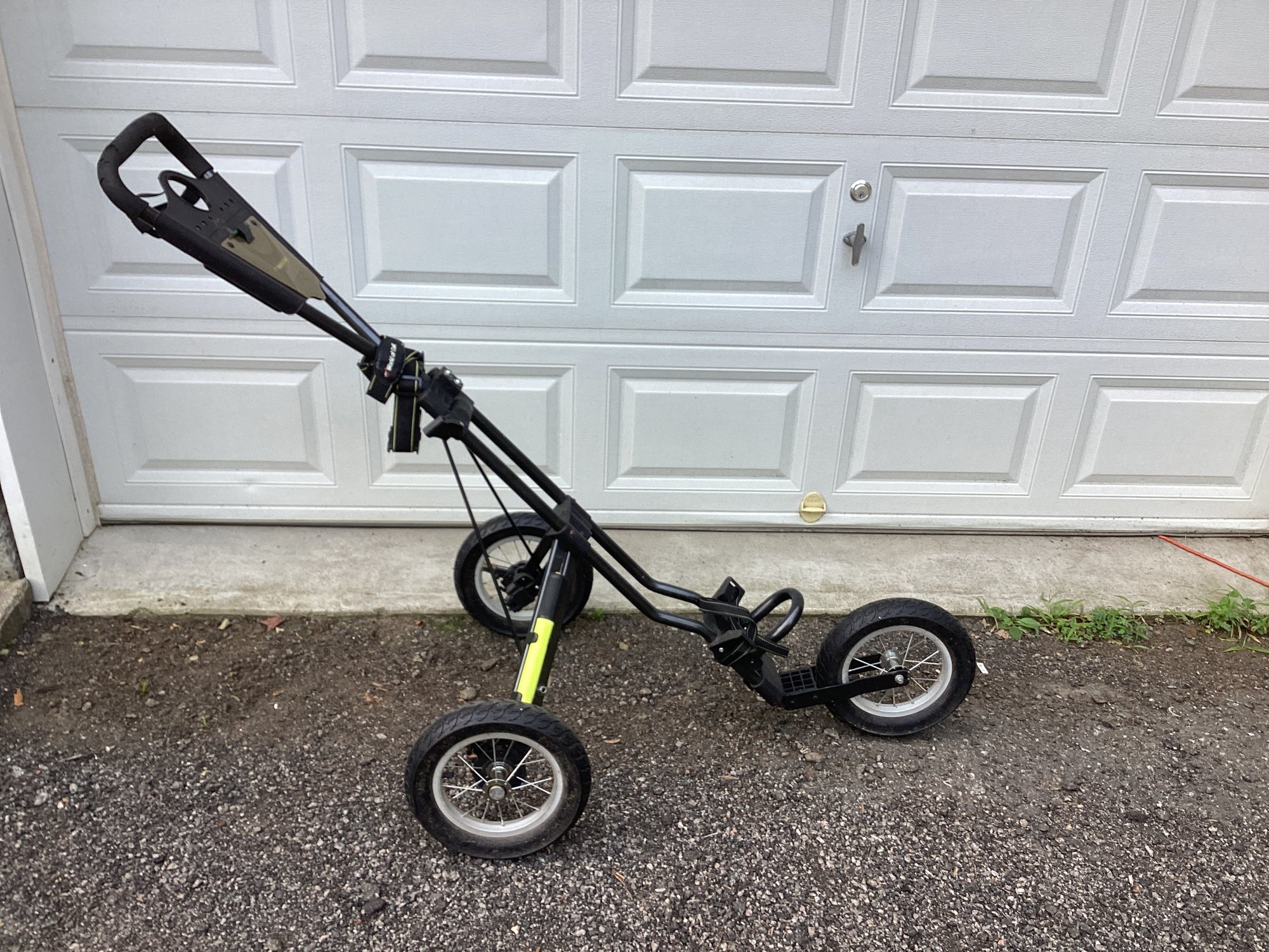 Rubber Tire Golf Cart In Great Shape, Folds Up, Nice And Small For ...