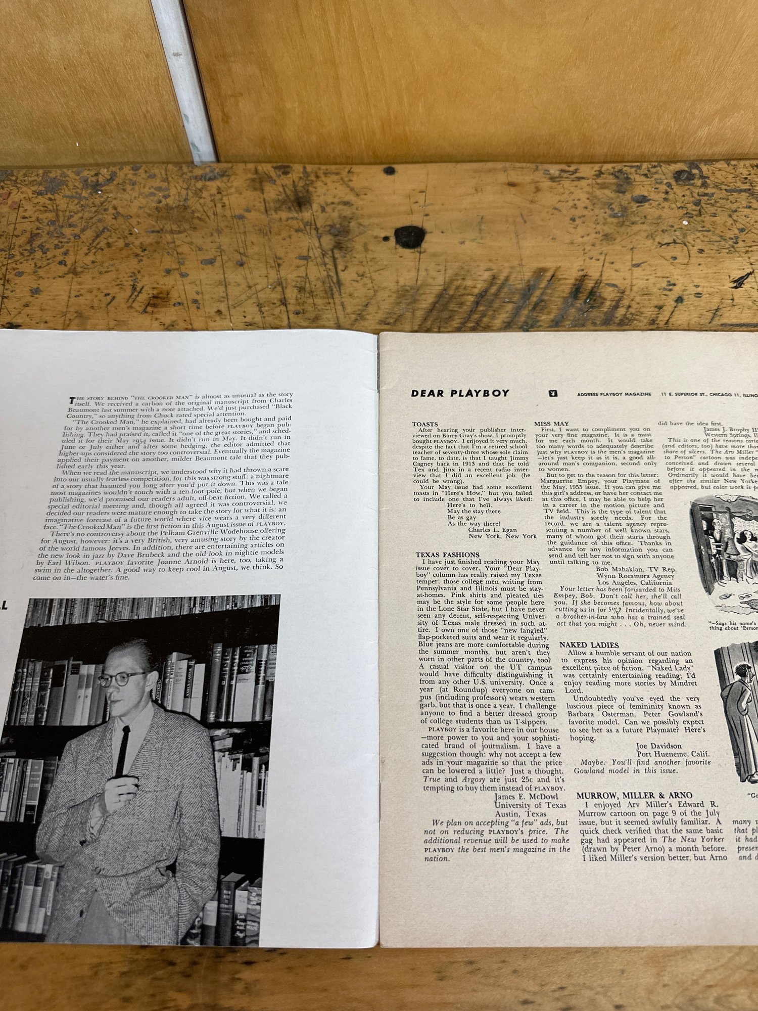 Vintage August 1955 Pat Lawler Playboy Magazine #2032318 | Auctionninja.com