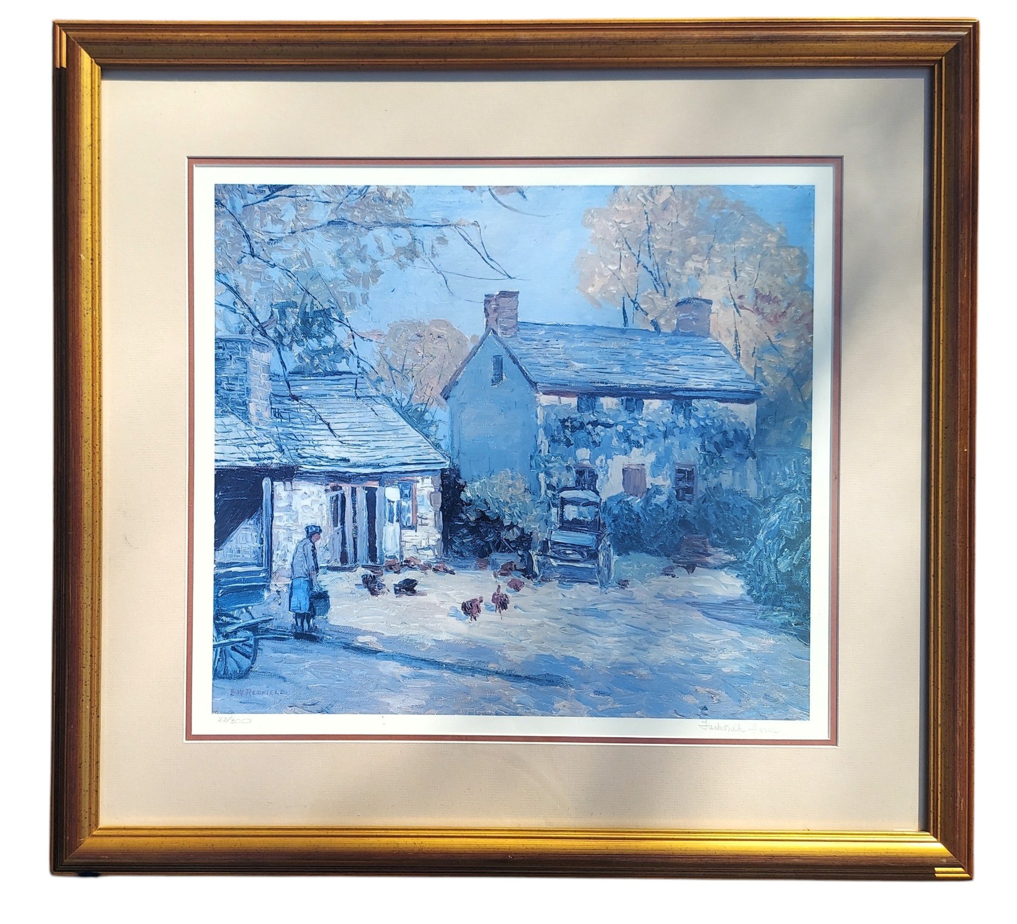 Edward Willis Redfield (1869-1965) Signed Numbered 22/300 Lithograph ...