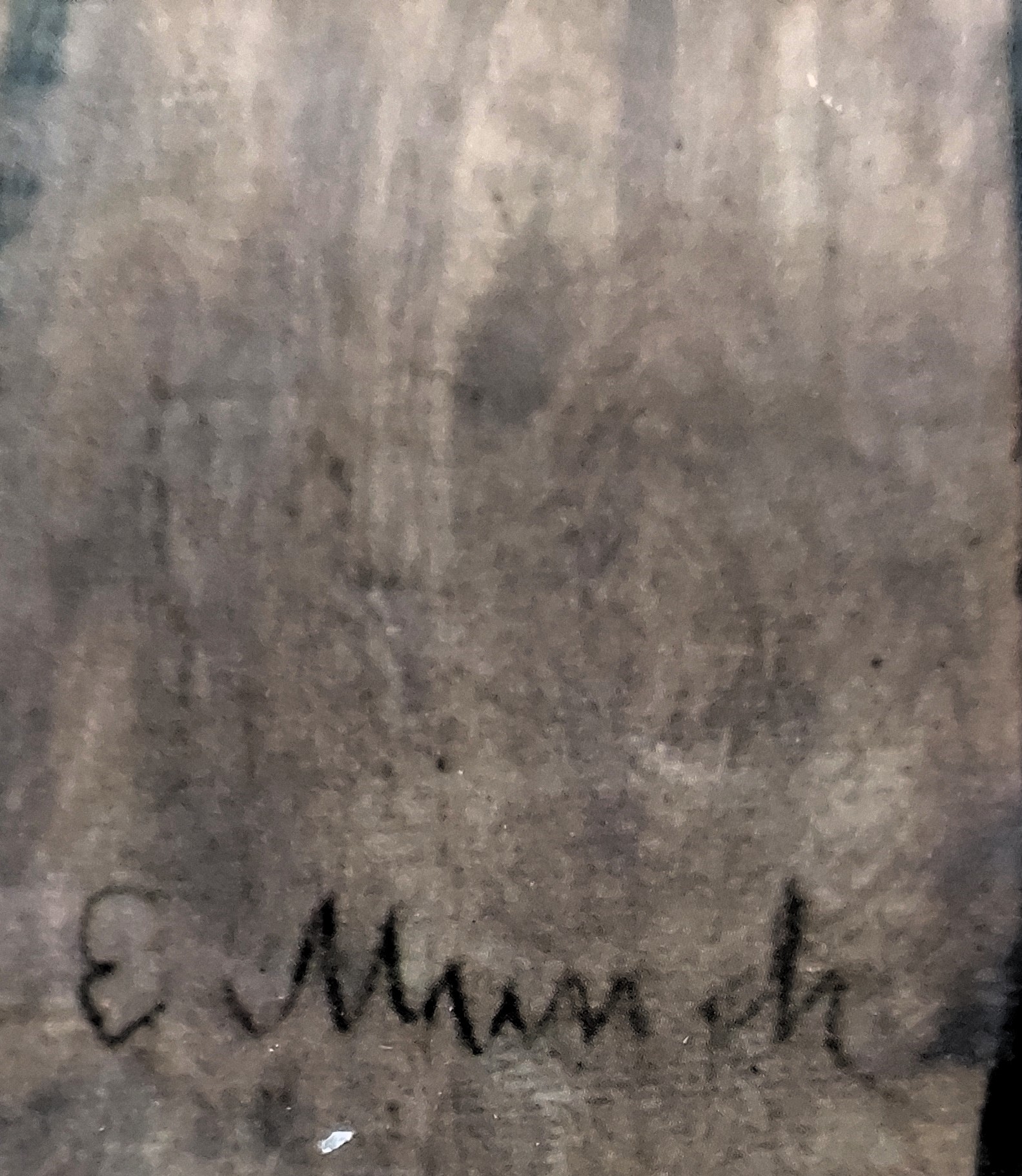 Listed Artist Edvard Munch (Norway 1863-1944) Girls On The Bridge Large ...