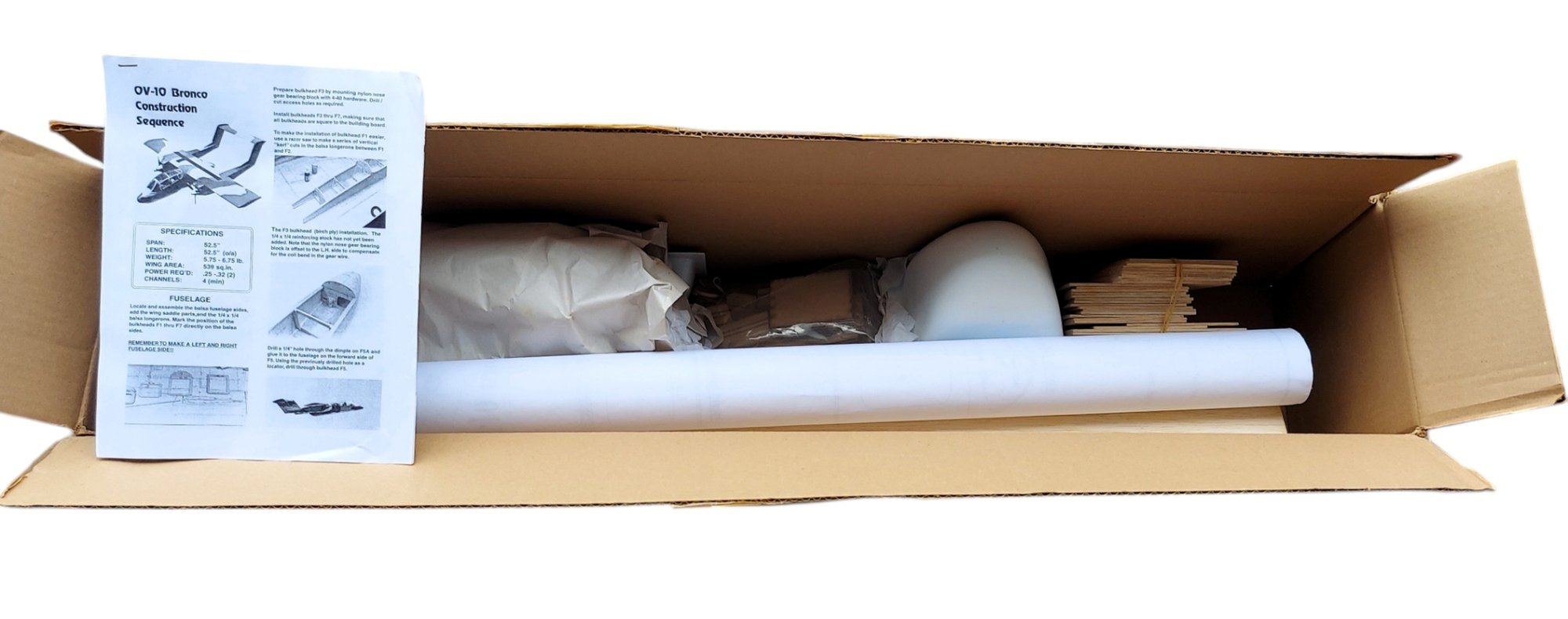 NEW IN BOX Hangar Hobby OV-10 Bronco Model Plane Kit - Designed By Rich ...