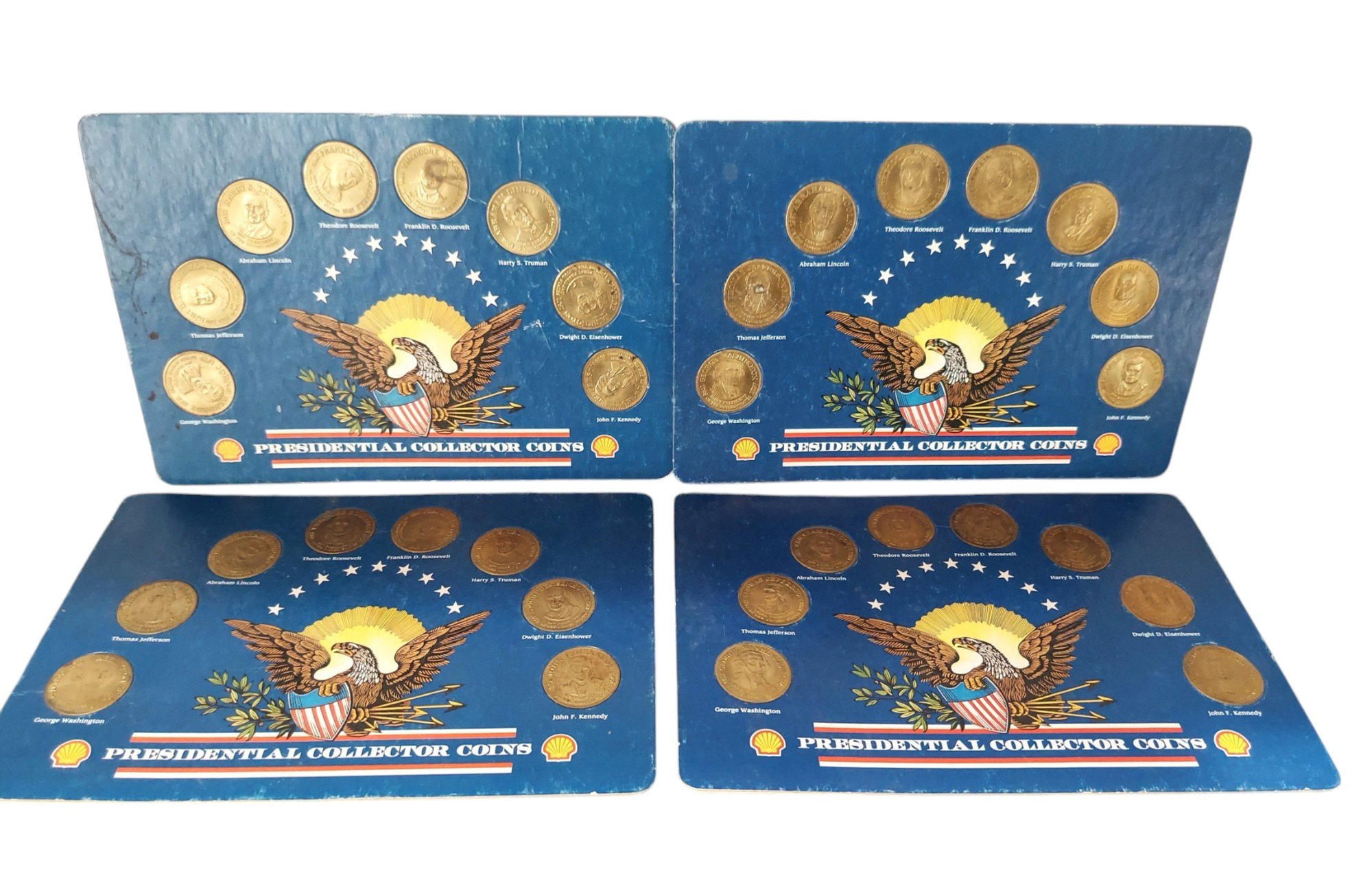 4X 1998 Shell Presidential Collector Coin Collection Sets #2032186 ...