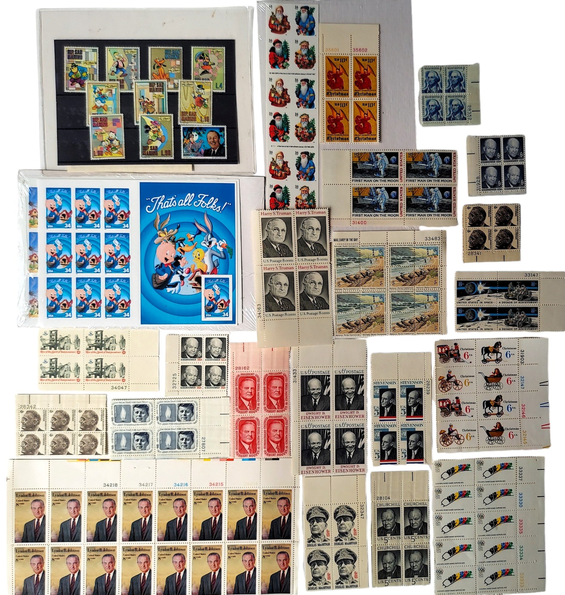Collection Of Mint Unused U.S Postage Stamps #13020 | Auctionninja.com