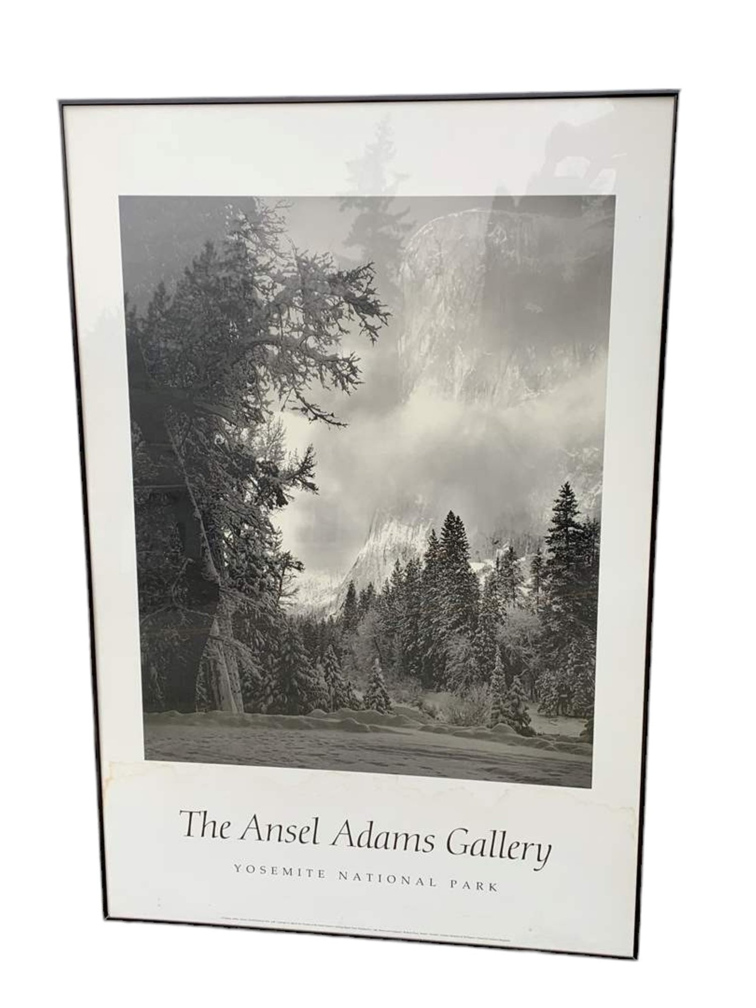 Framed The Ansel Adams Gallery "Yosemite National Park" Lithograph ...